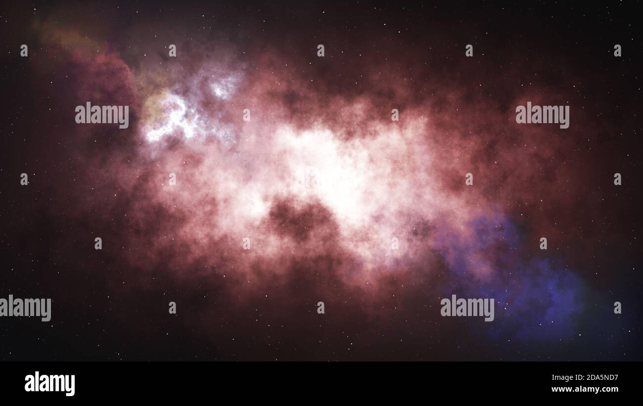 Abstract generated starry sky. Luminous stellar nebula Stock Photo - Alamy