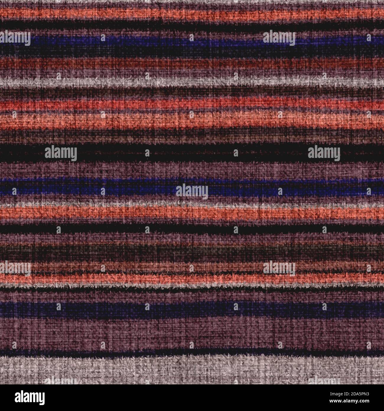 Variegated multicolor horizontal tapestry stripe woven texture. Space ...