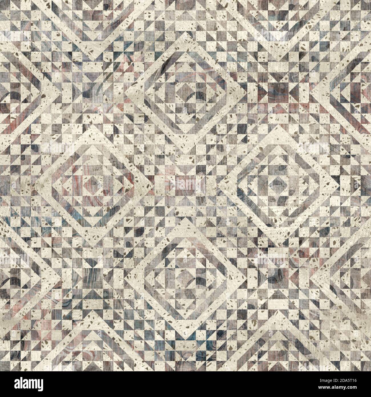 Chic formal grungy geo texture seamless pattern Stock Photo - Alamy