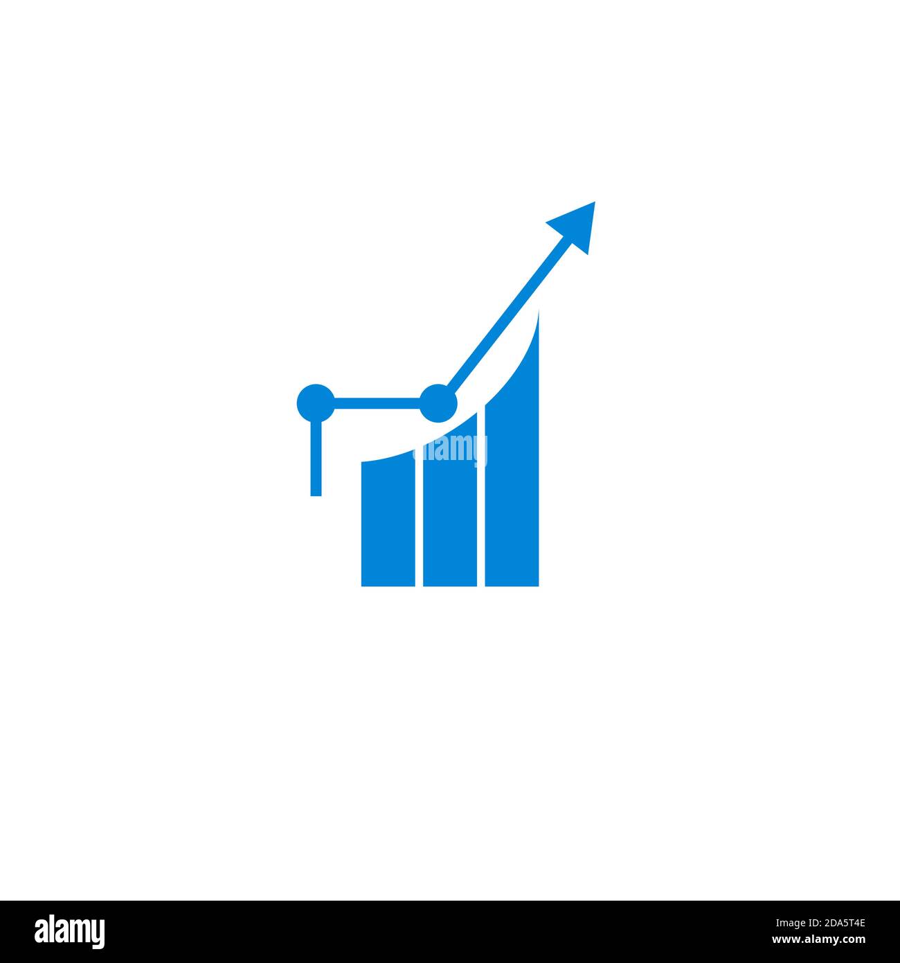 Growth graphic analytics business graph seo marketing logo Stock Vector ...