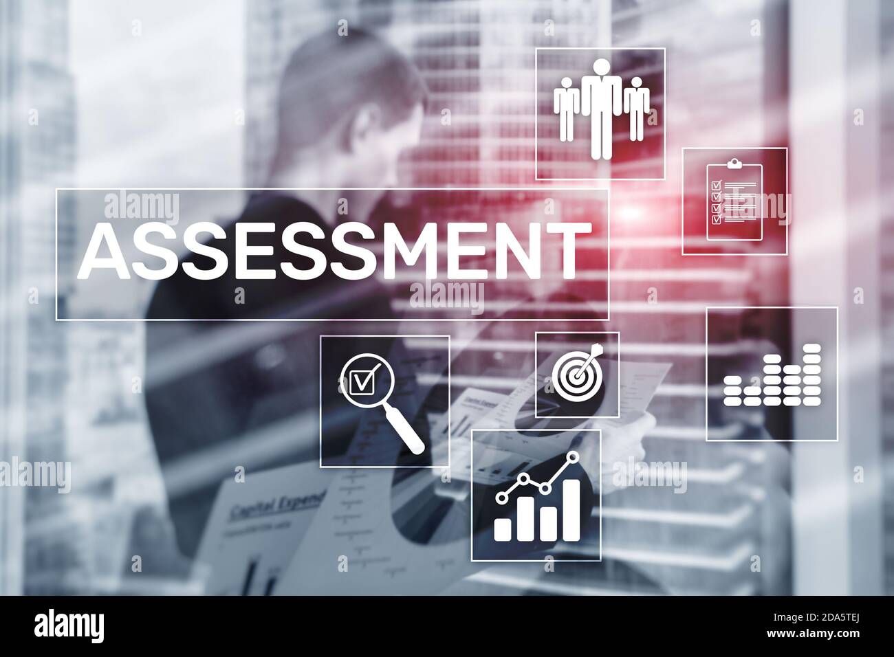 Assessment Analysis Analytics Technology concept on Business Background ... Assessment Analysis Analytics Technology concept on Business Background ...
