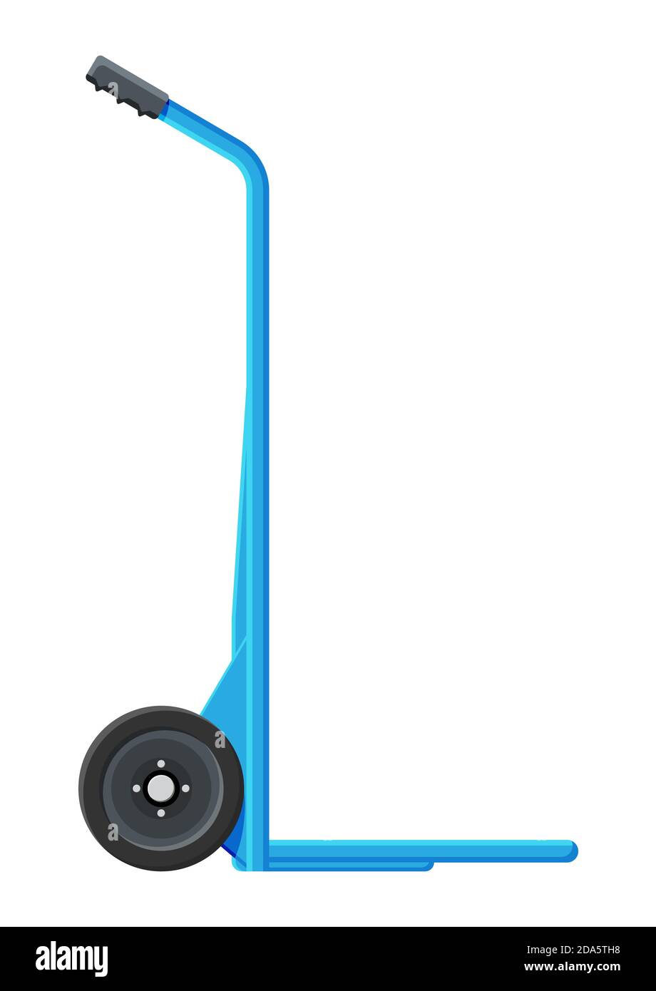 Two wheel hand truck dolly Stock Vector Images - Alamy