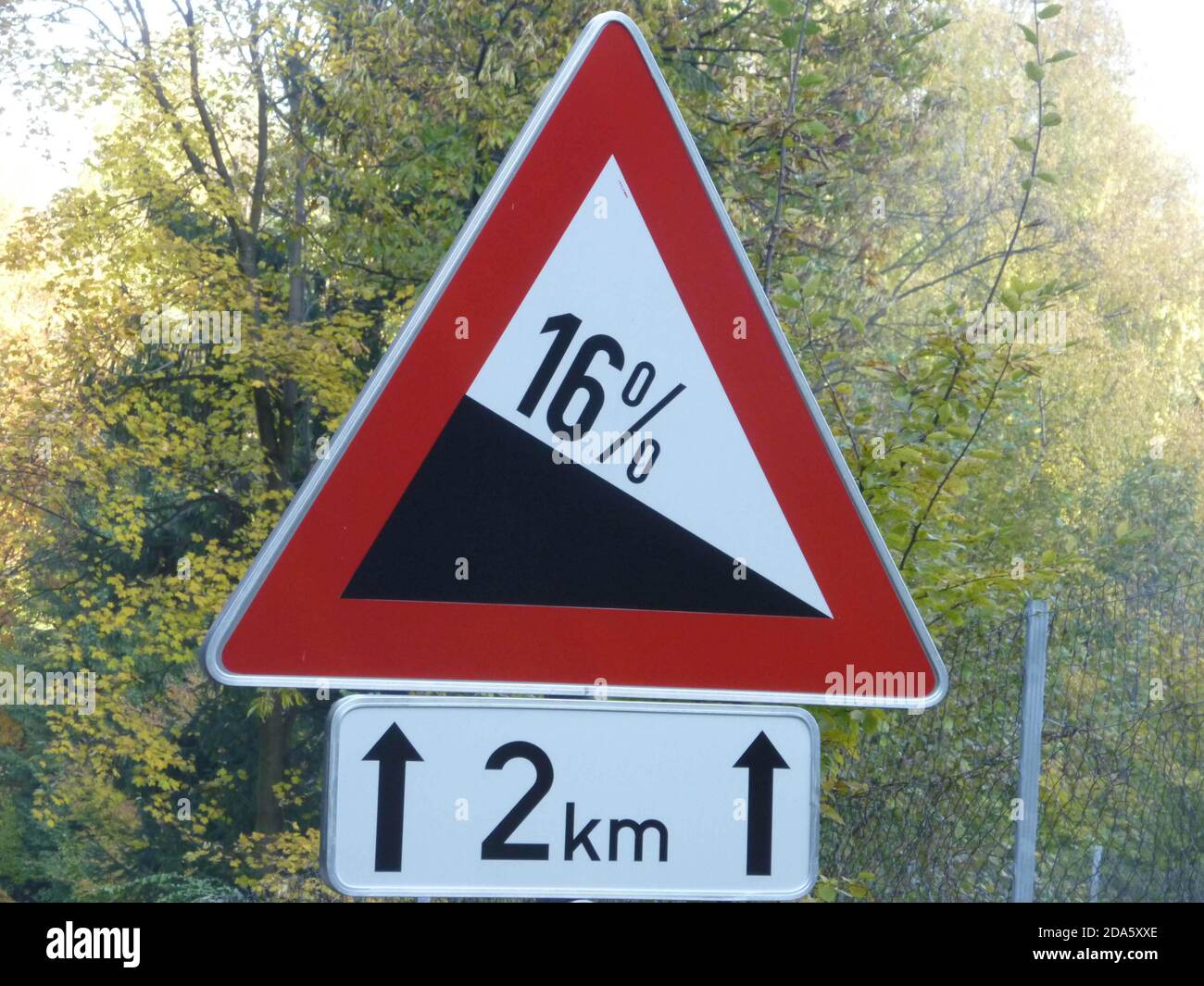 Steepness sign hi-res stock photography and images - Alamy
