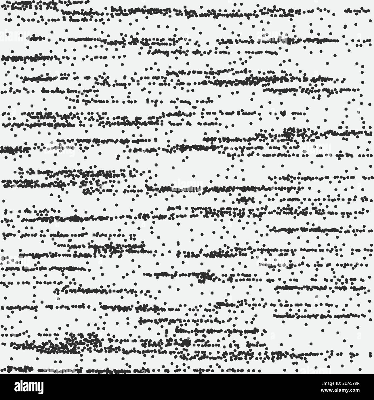 Black and white graphic vector pattern with dotted lines with different ...