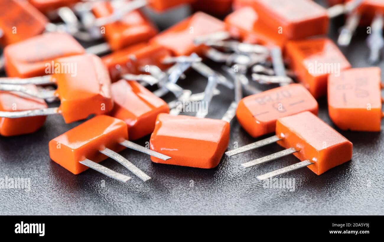 background texture close-up of electronic components Stock Photo - Alamy