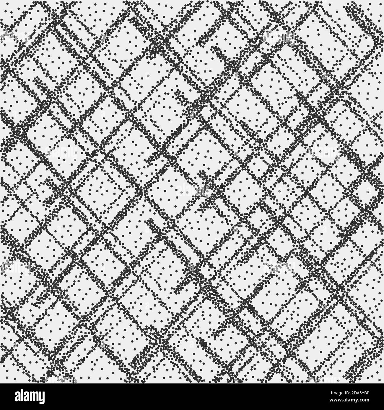 Black and white graphic vector pattern with dotted lines with different ...
