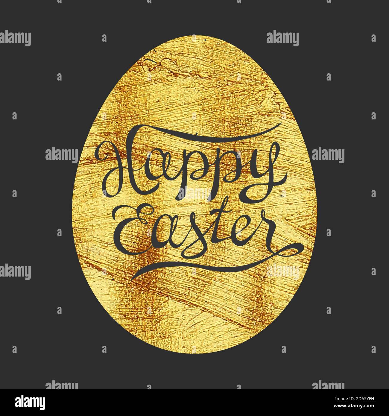 Illustration of golden eggs on the isolated black background. Golden ...