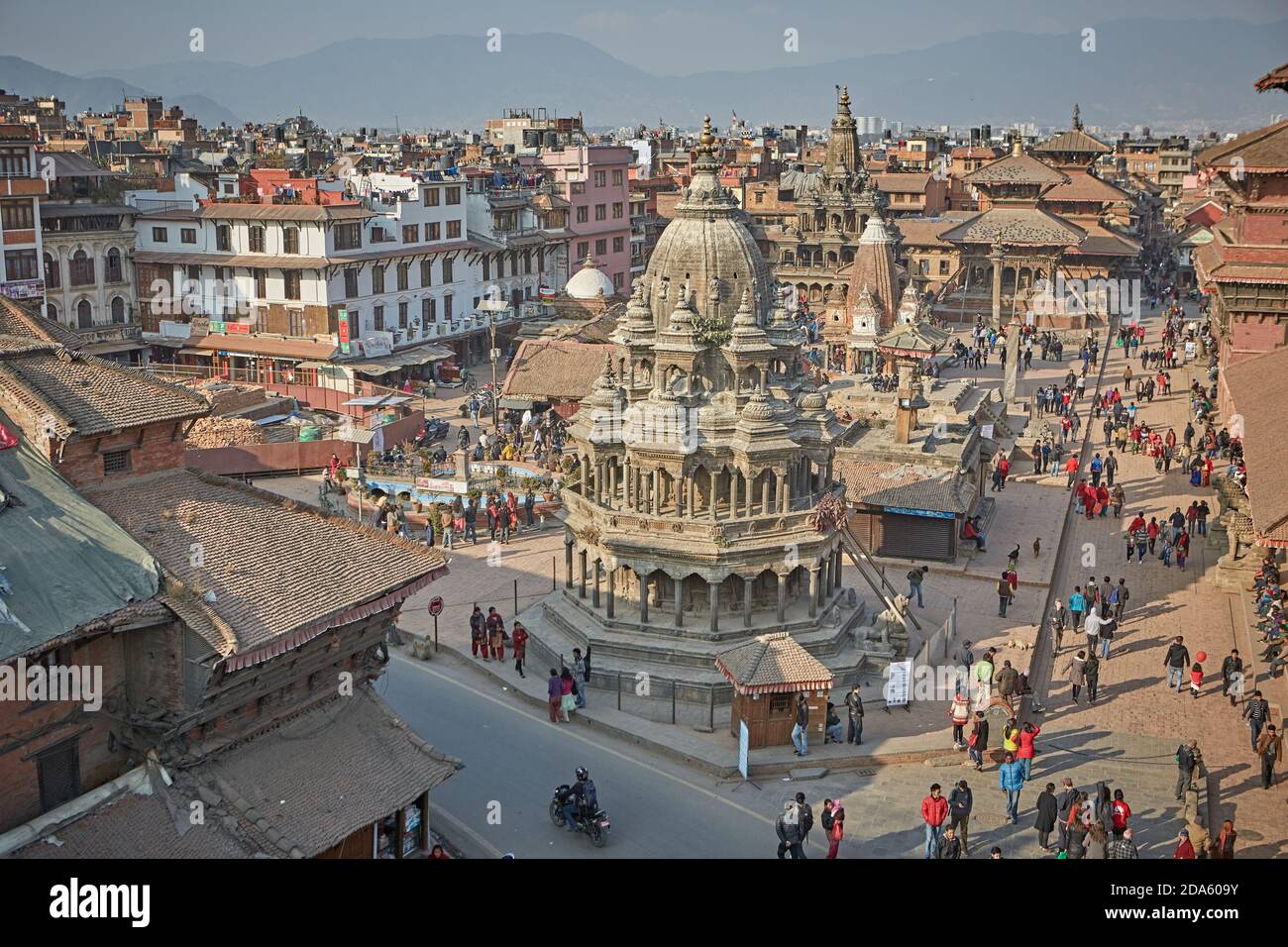 Aerial view durbar square kathmandu hi-res stock photography and images ...