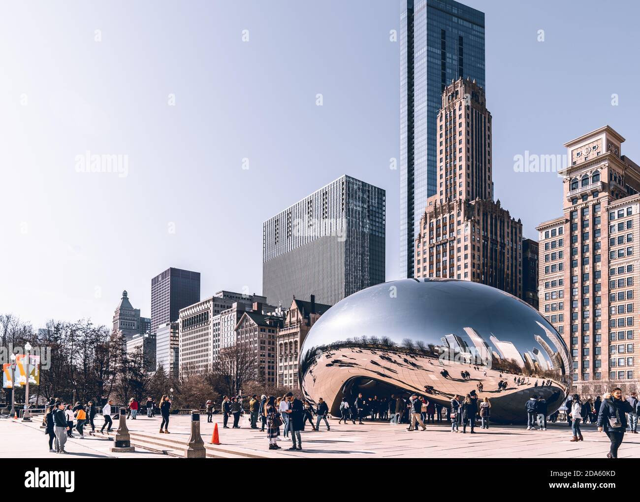 Urban city life of Chicago in USA Stock Photo - Alamy