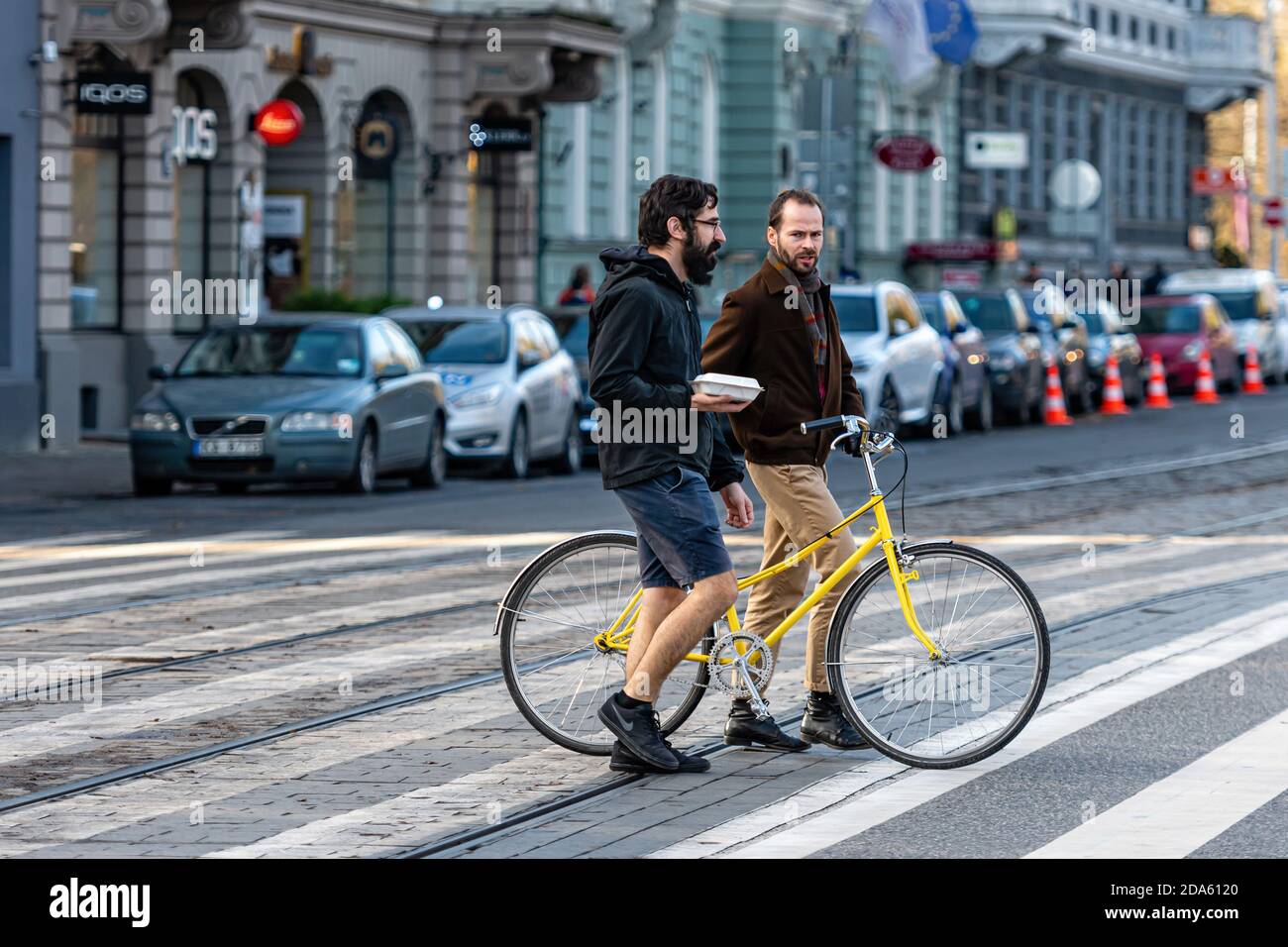 Country people crossing road crosswalk hi-res stock photography and ...