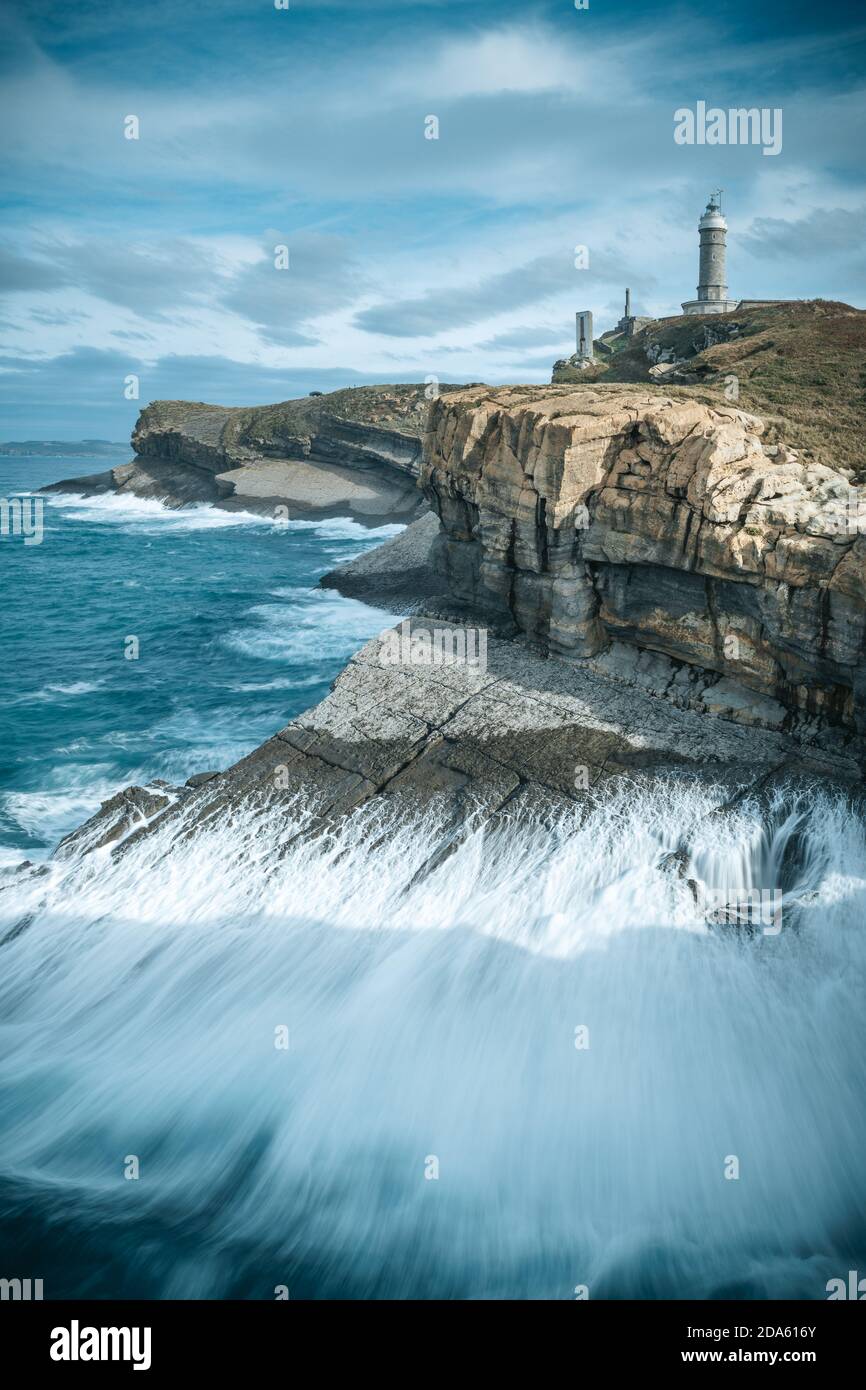 Cabo Mayor lighthouse in Santander, Spain Stock Photo - Alamy