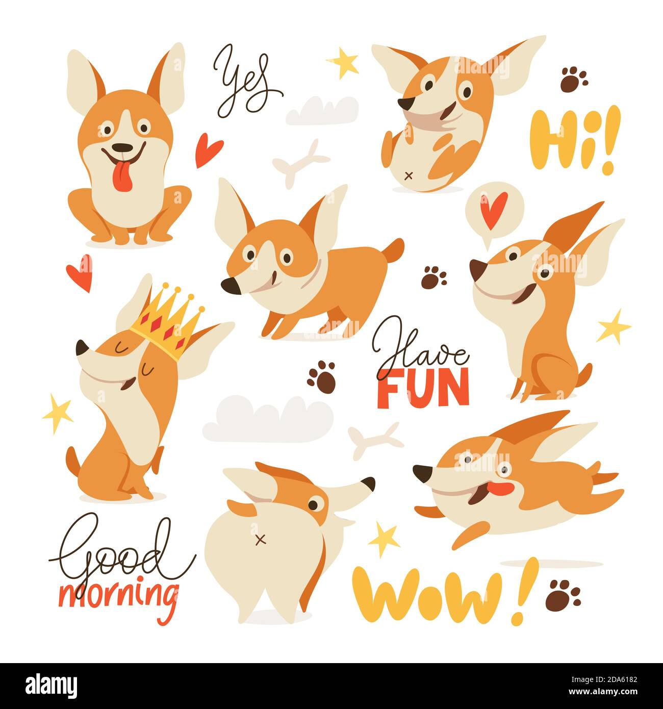 Cartoon character orange various Cut Out Stock Images & Pictures - Alamy