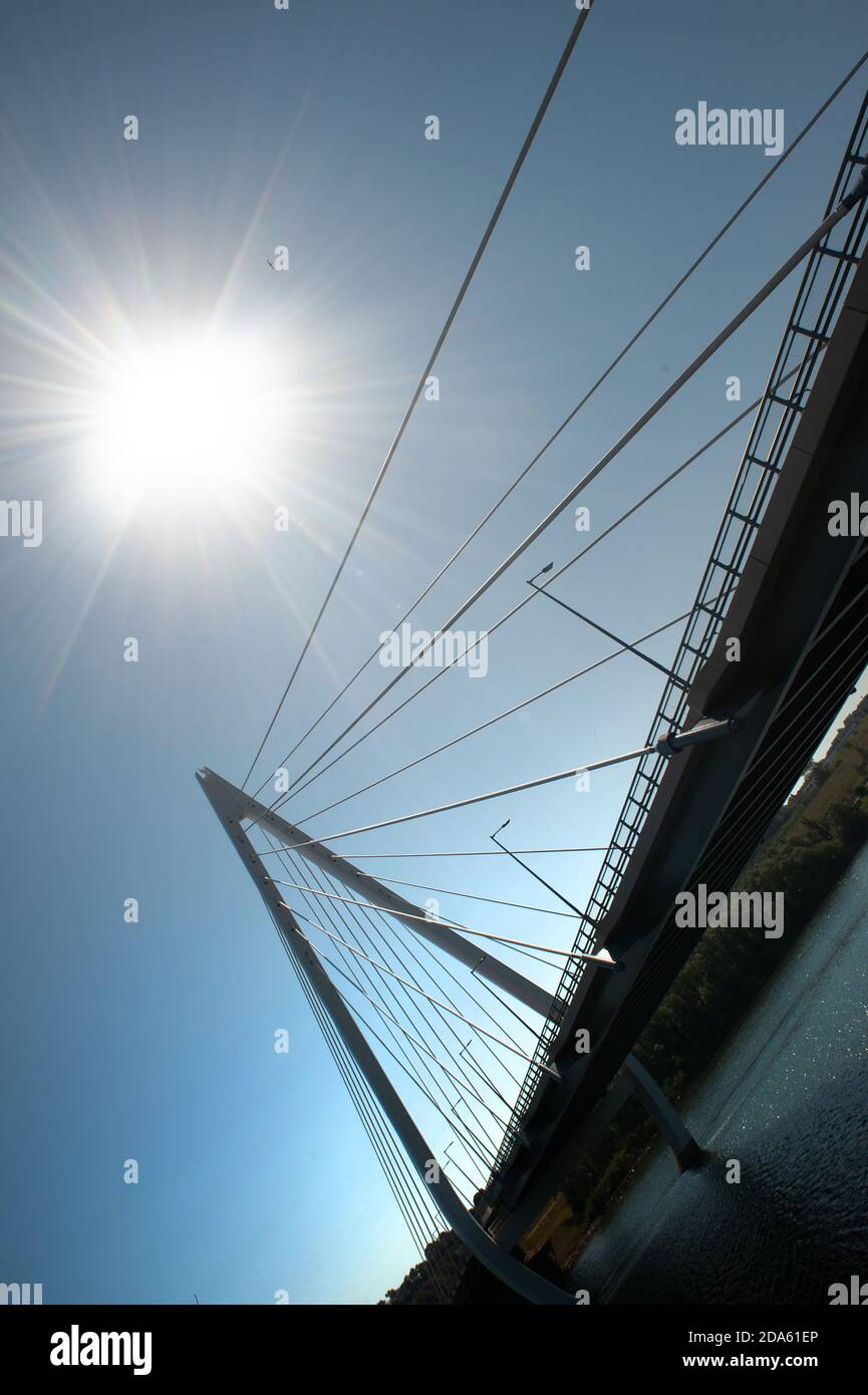 Northern Spire Bridge, Sunderland Stock Photo - Alamy