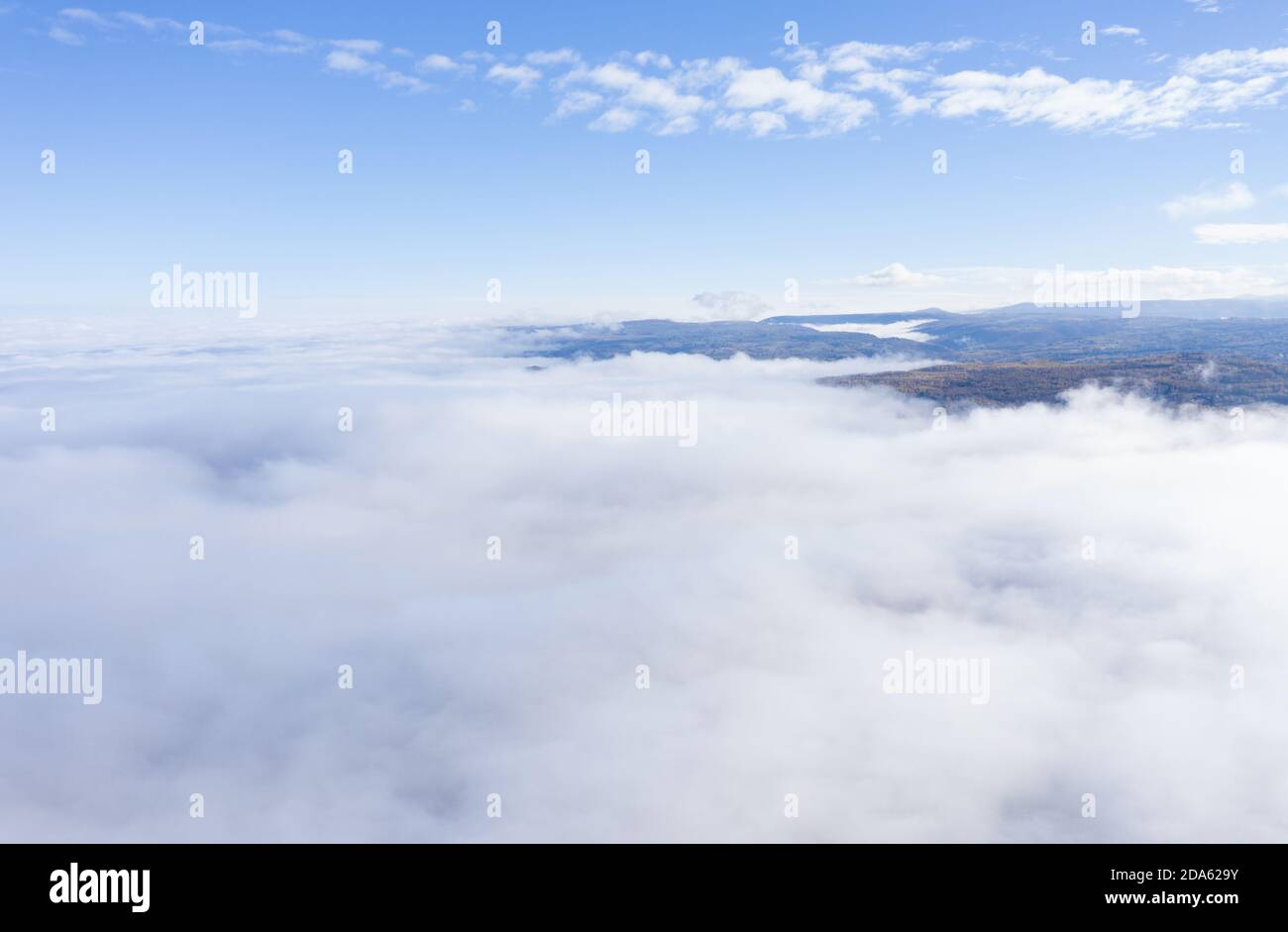 Airplane shot flying in haze hi-res stock photography and images - Alamy
