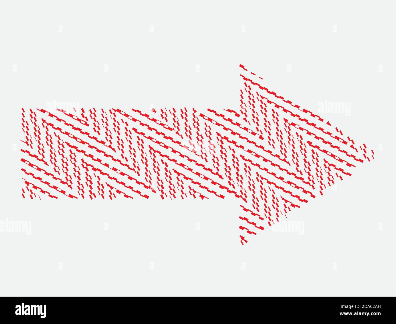 Linear Dots Arrow . Arrow Design . Vector Arrow Background . Arrow Icon ...