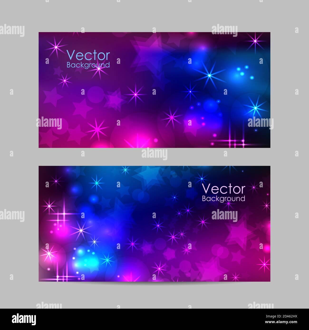 Set of vector banners with stars and circles Stock Vector Image & Art ...