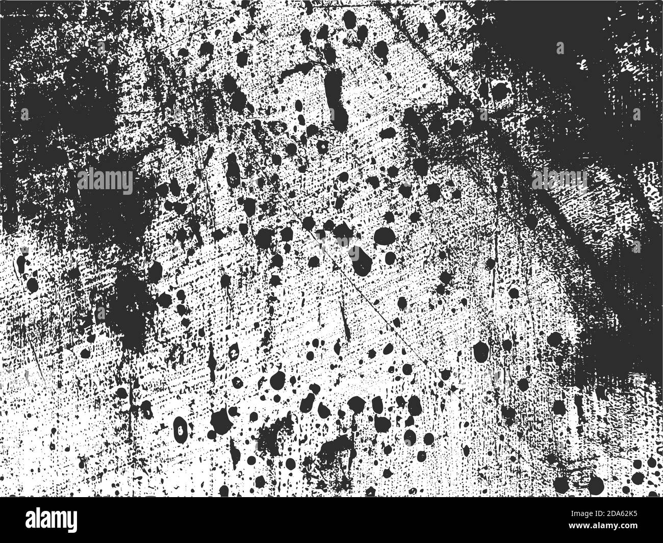 Vector black and white background, grunge texture with elements of ...