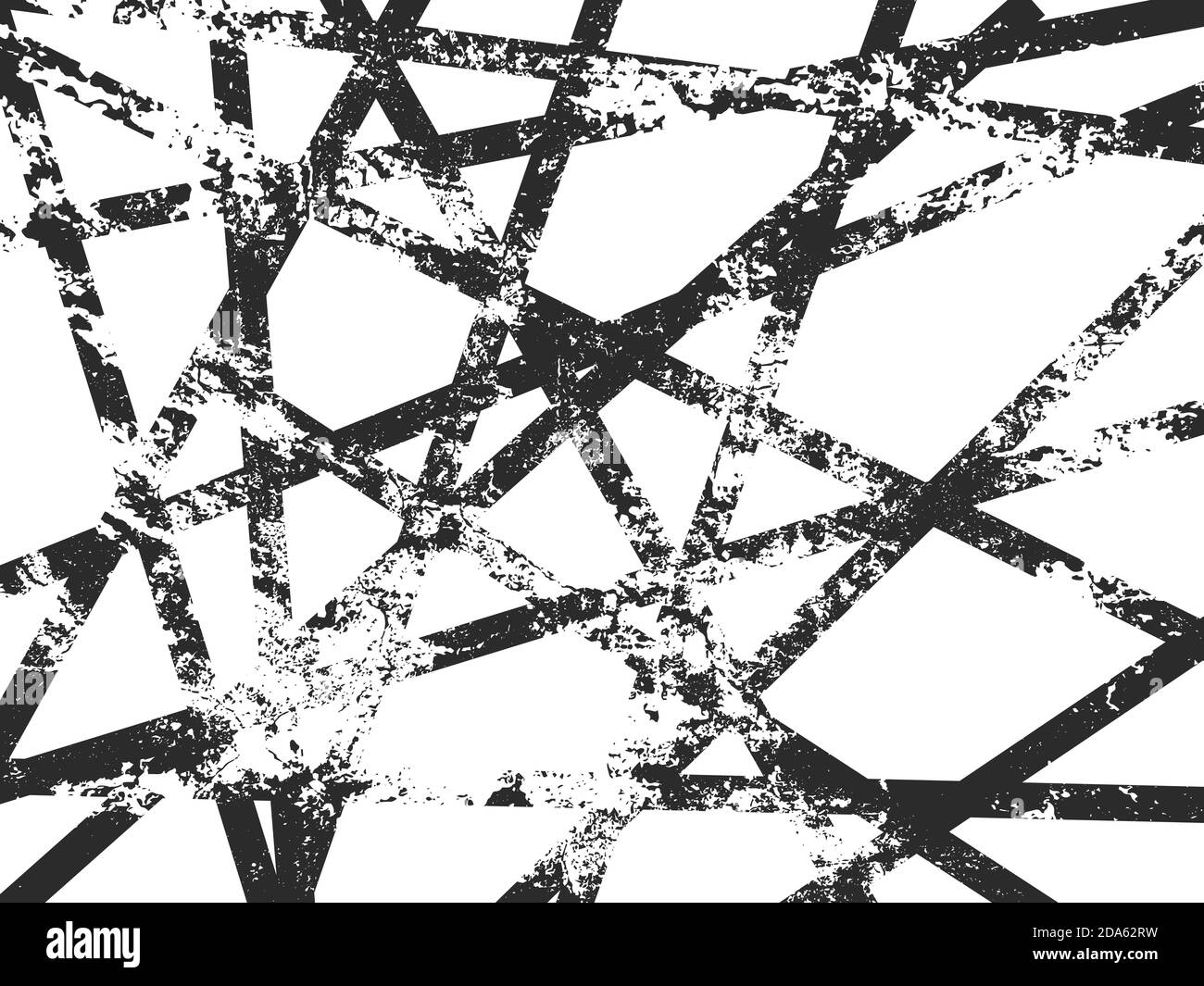 Vector black and white background, grunge texture with elements of ...