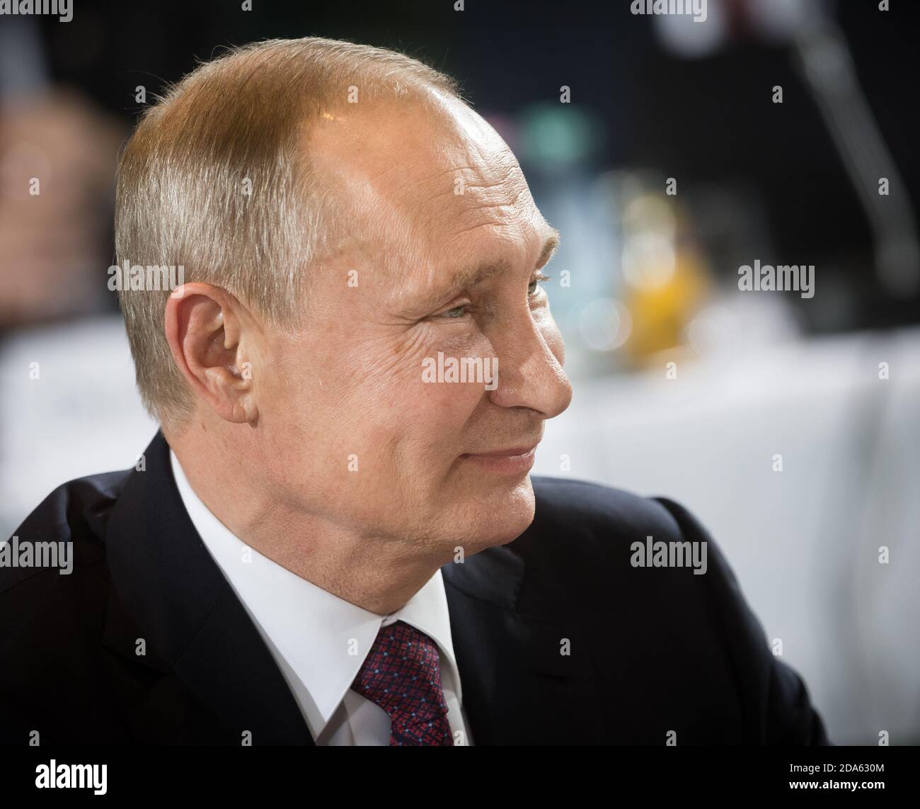 BERLIN, GERMANY - Oct 19, 2016: Russian President Vladimir Putin before ...