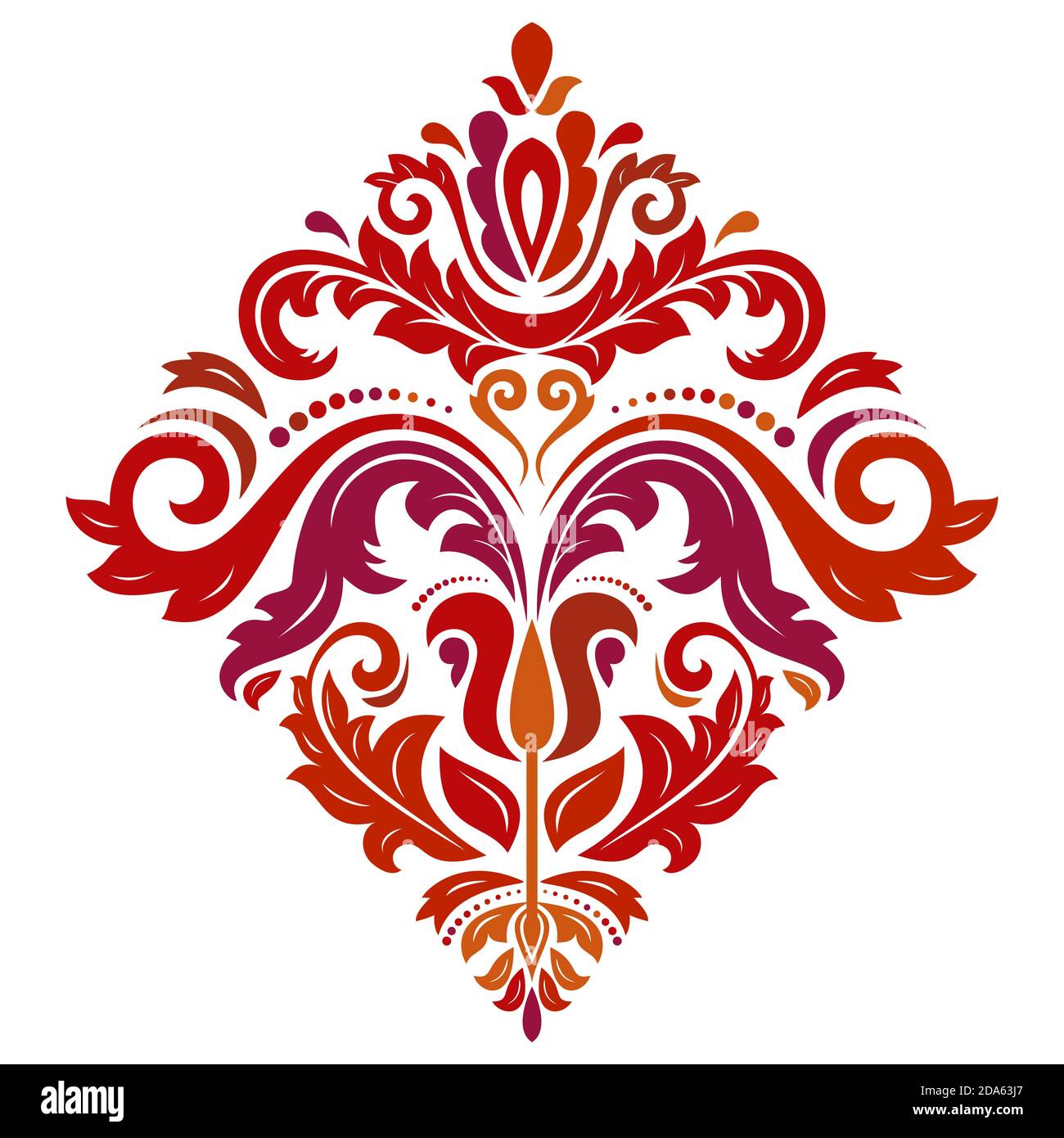 Embroidery vector colorful pattern Cut Out Stock Images & Pictures - Alamy