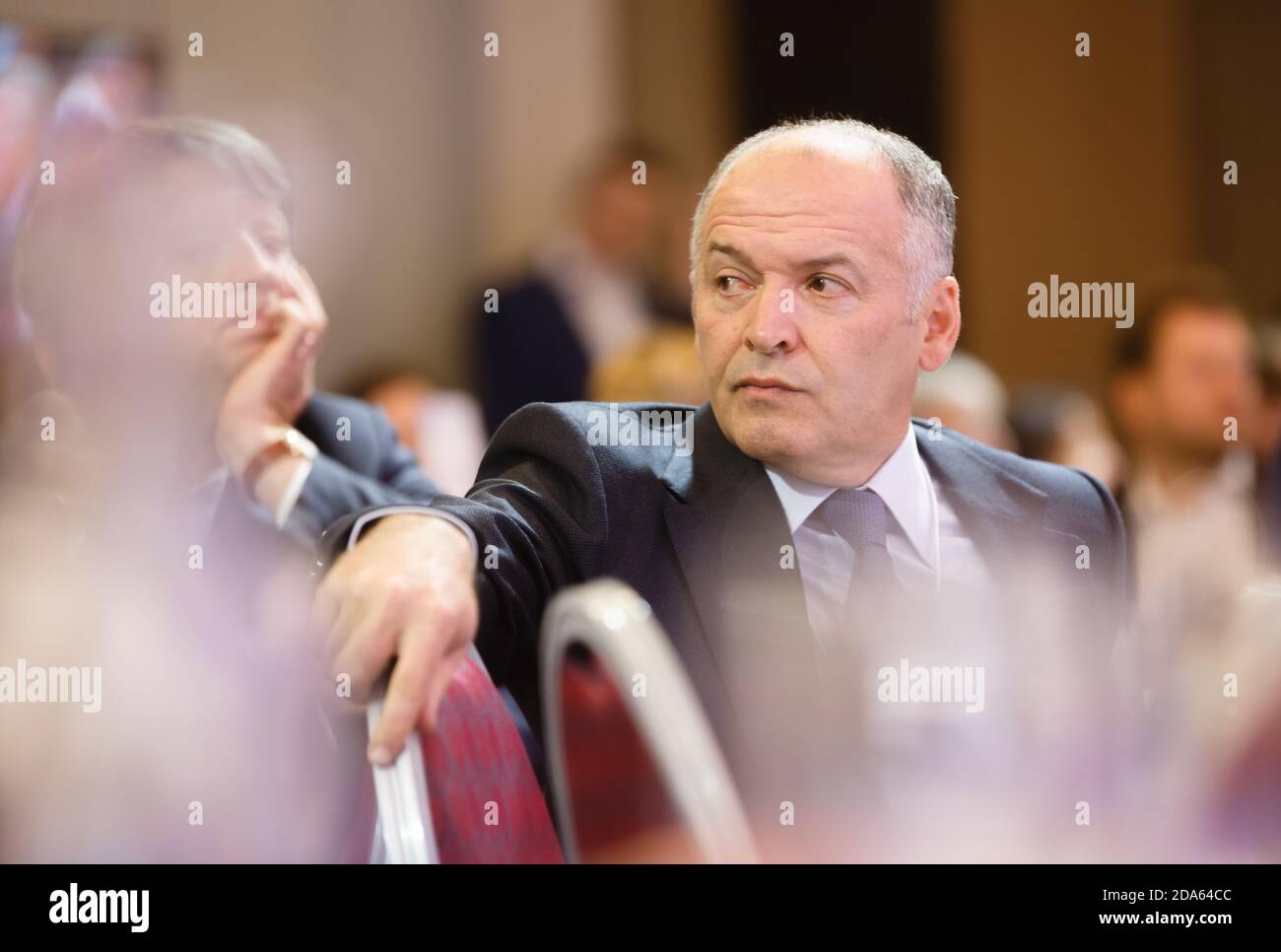 DAVOS, SWITZERLAND - Jan 25, 2018: Ukrainian businessman, industrialist ...