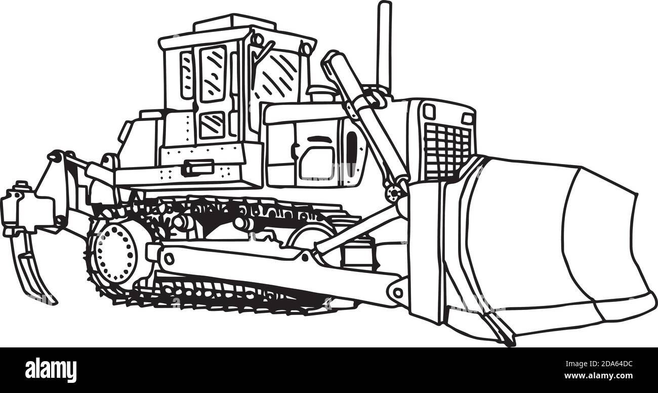 Bulldozer Drawing