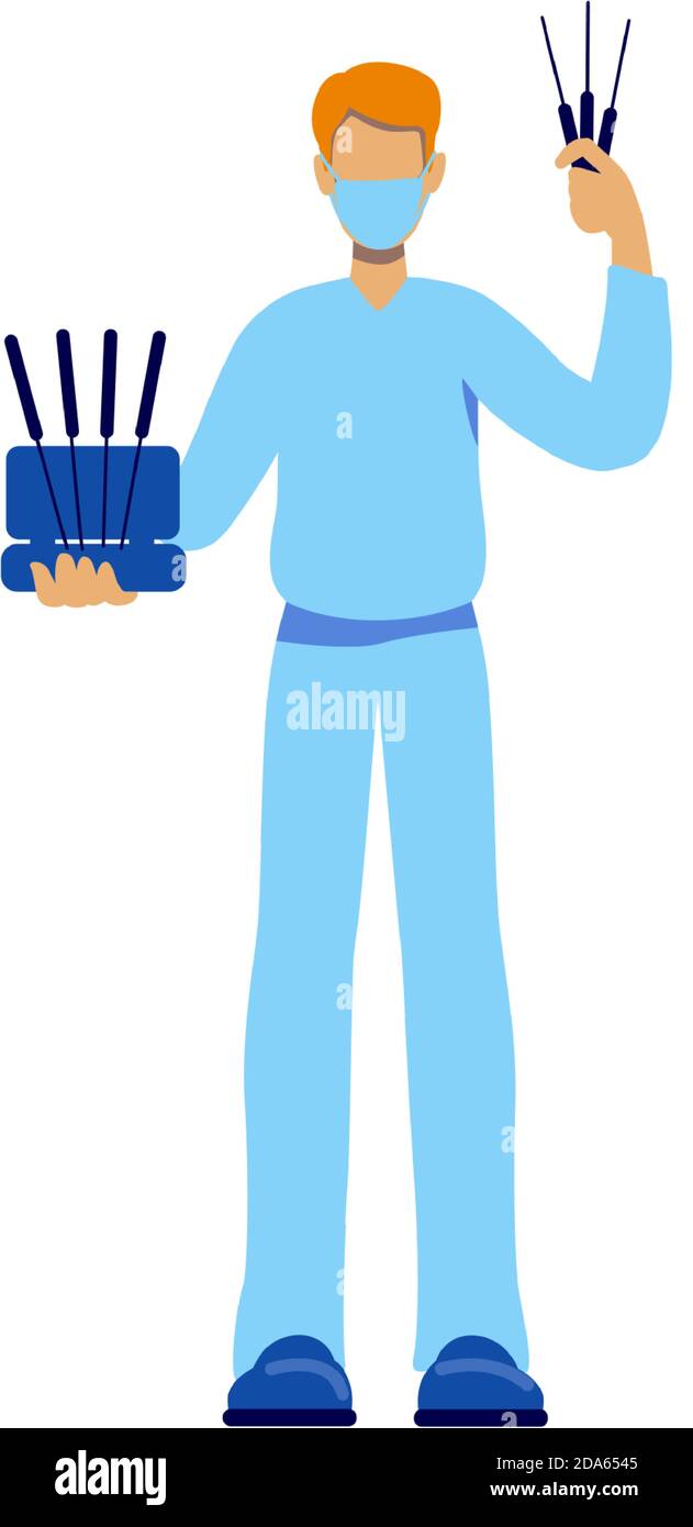 Acupuncture man Cut Out Stock Images & Pictures - Alamy