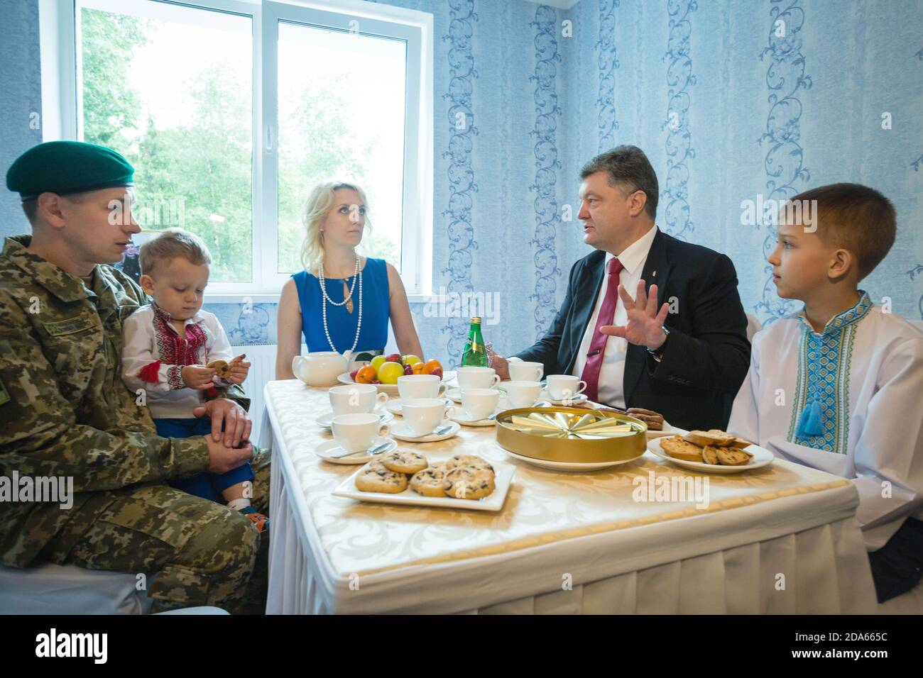 KIEV, UKRAINE - May. 28, 2015: President of Ukraine Petro Poroshenko ...