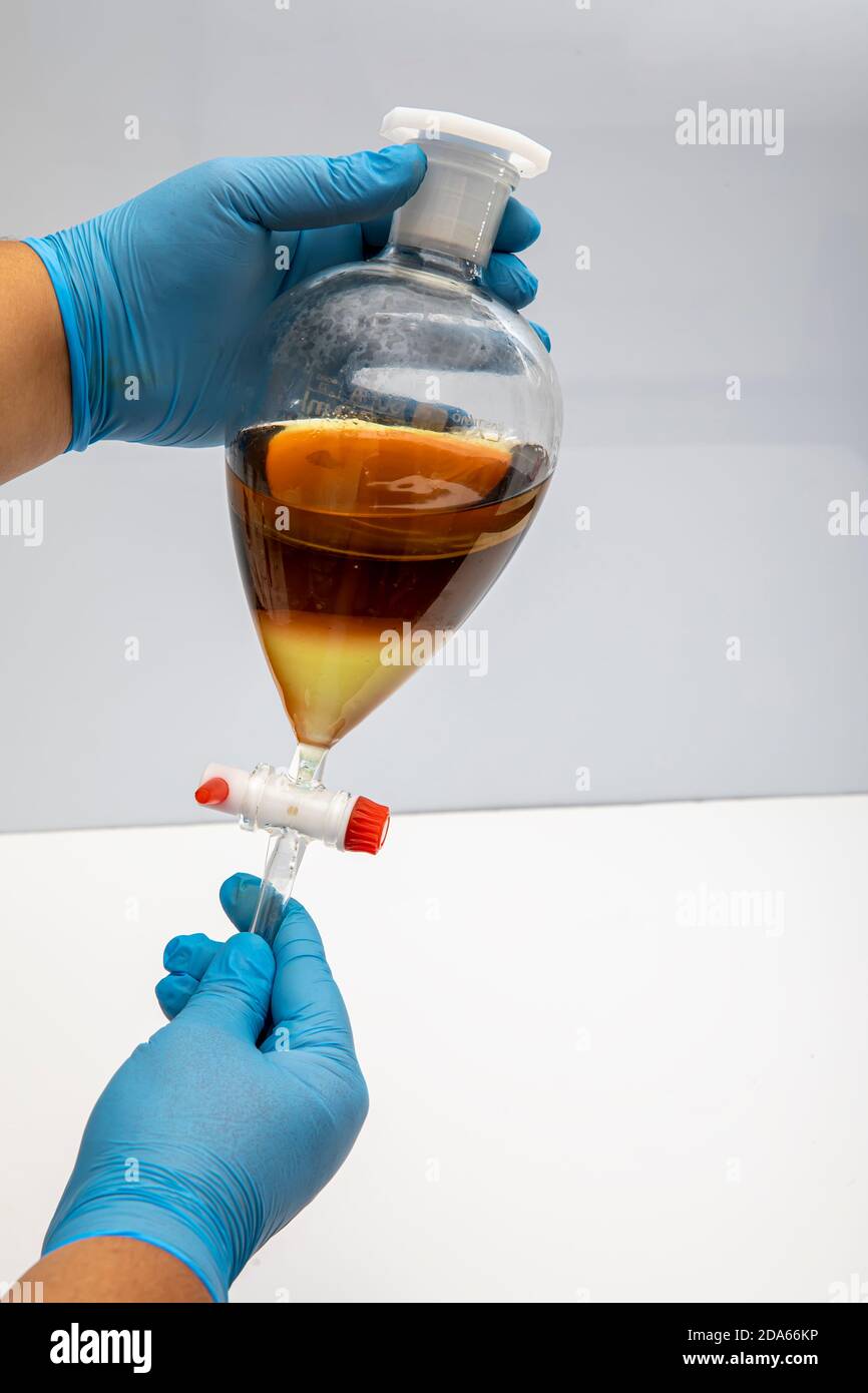 Water oil mixture water oil separation hi-res stock photography and ...