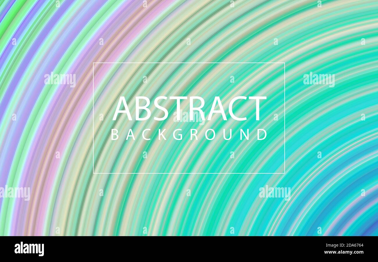 Abstract curved color lines background, rainbow spectrum, vector ...