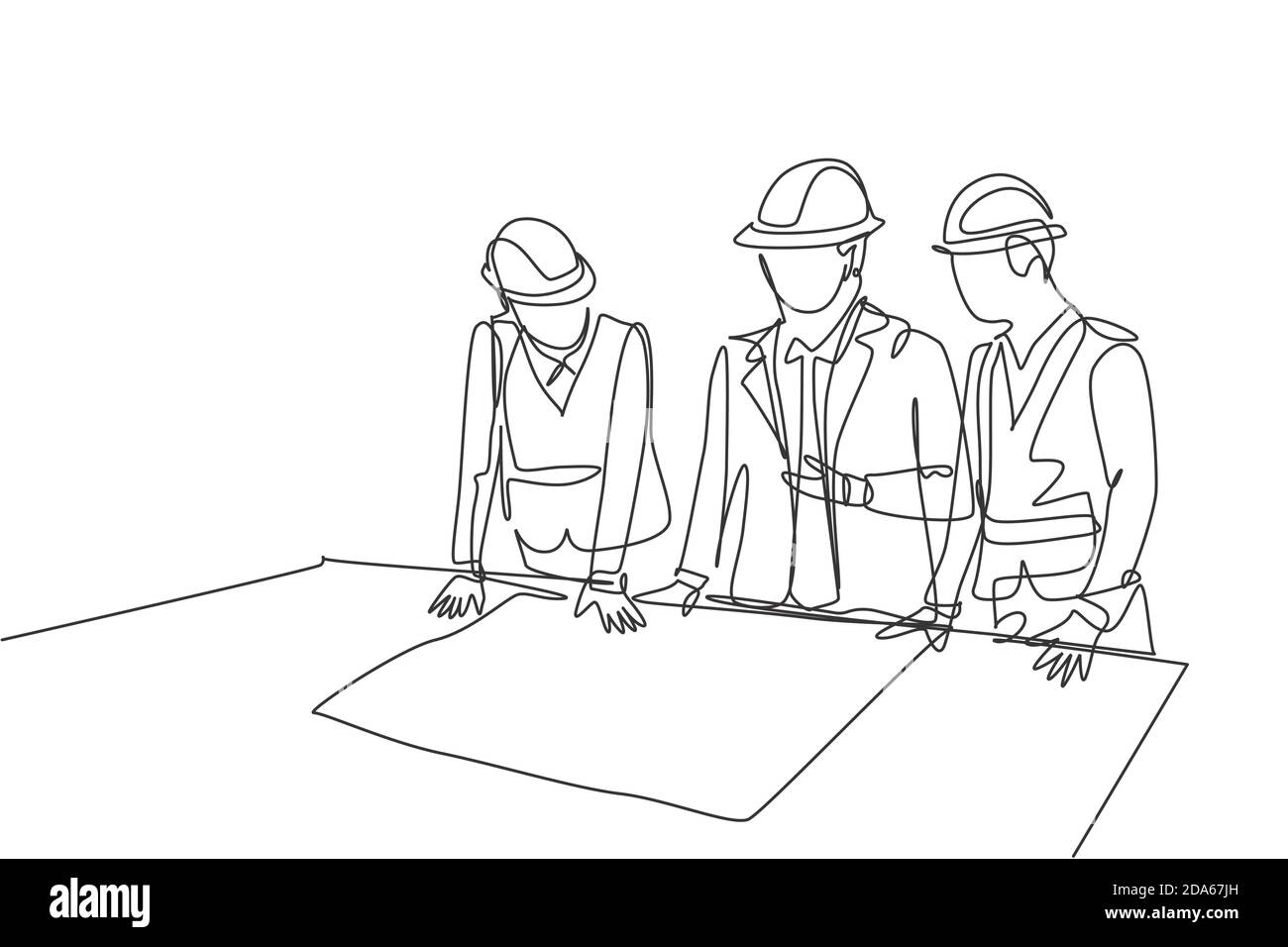 Construction Line Art