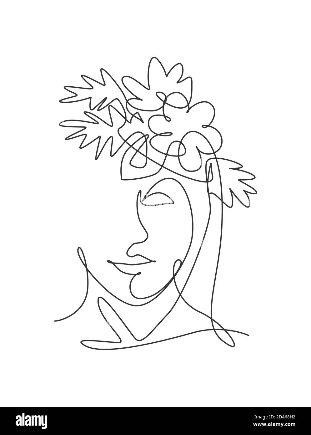 Picasso Line Drawings Flowers