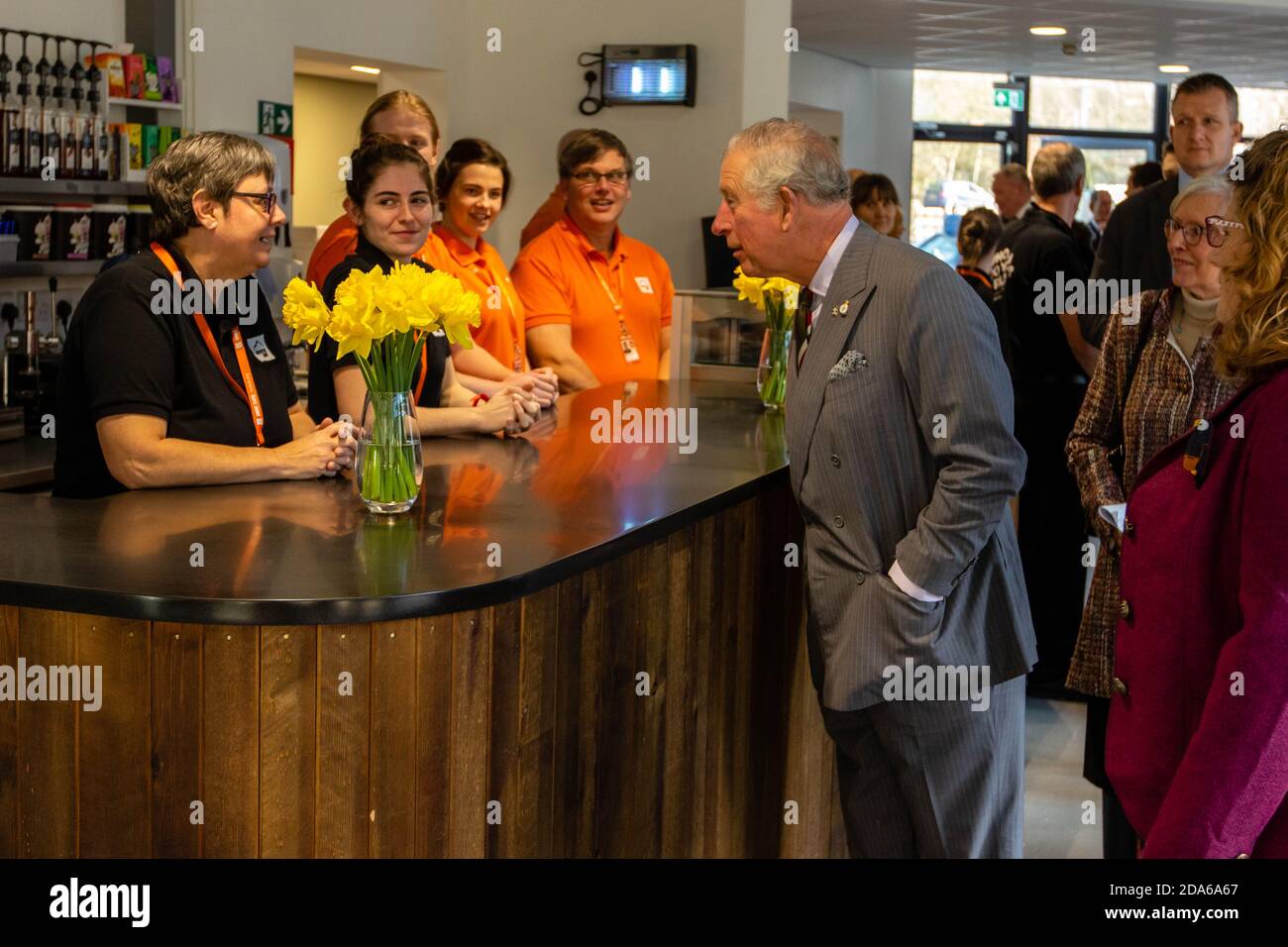 HRH Prince Charles opening the Rock UK Summit Centre Stock Photo - Alamy
