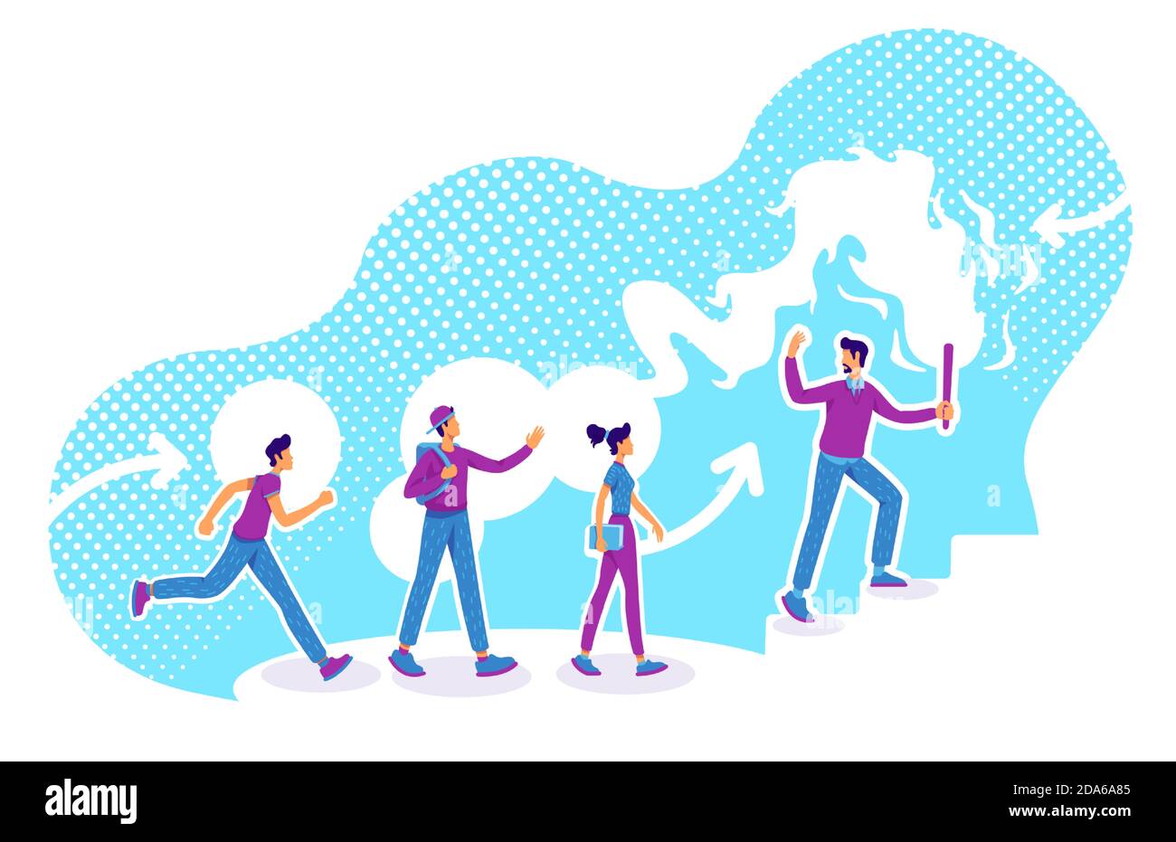 Career guidance flat concept vector illustration Stock Vector Image & Art - Alamy