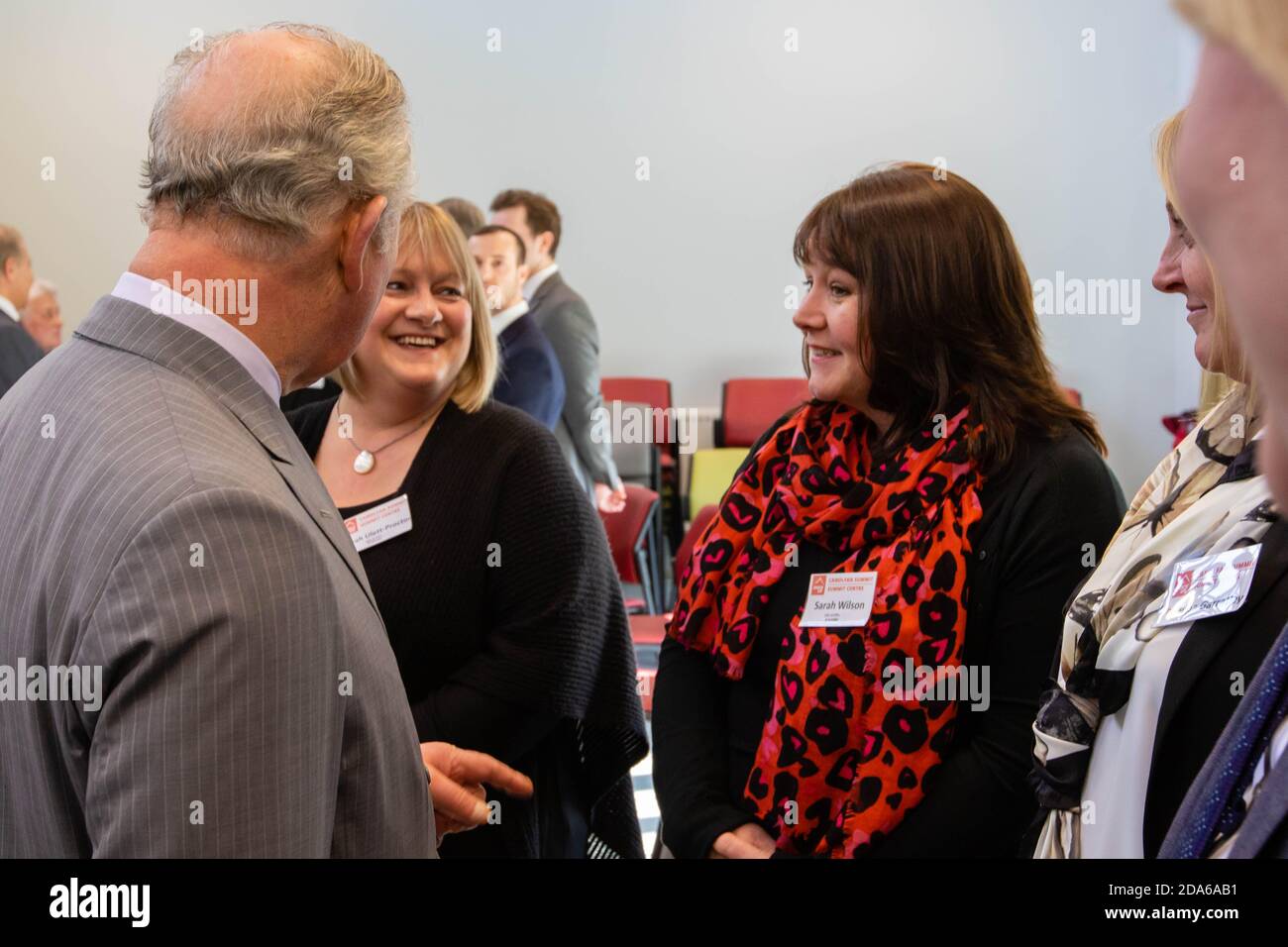 HRH Prince Charles opening the Rock UK Summit Centre Stock Photo - Alamy