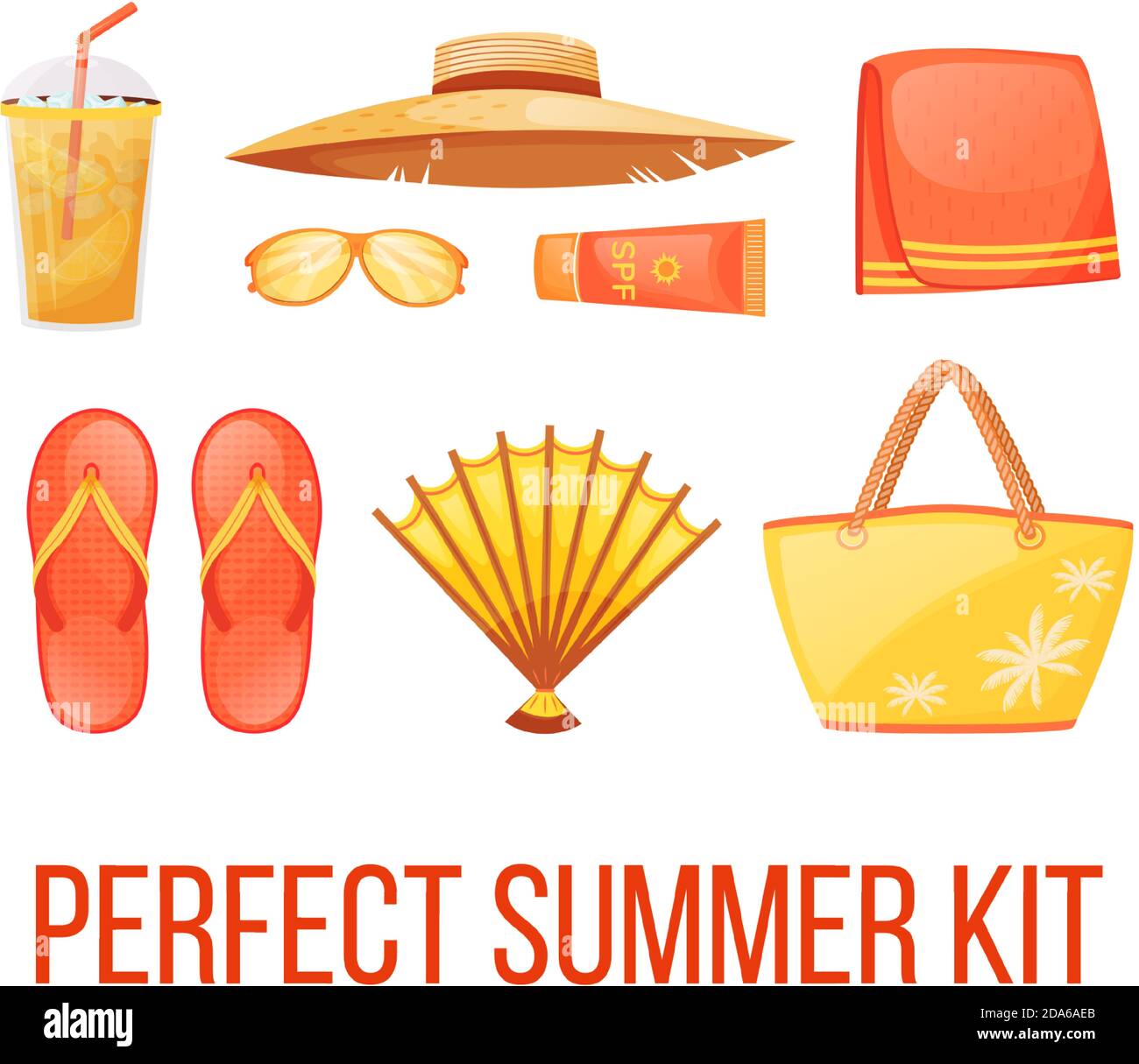 Beach essentials social media post mockup Stock Vector Image & Art - Alamy