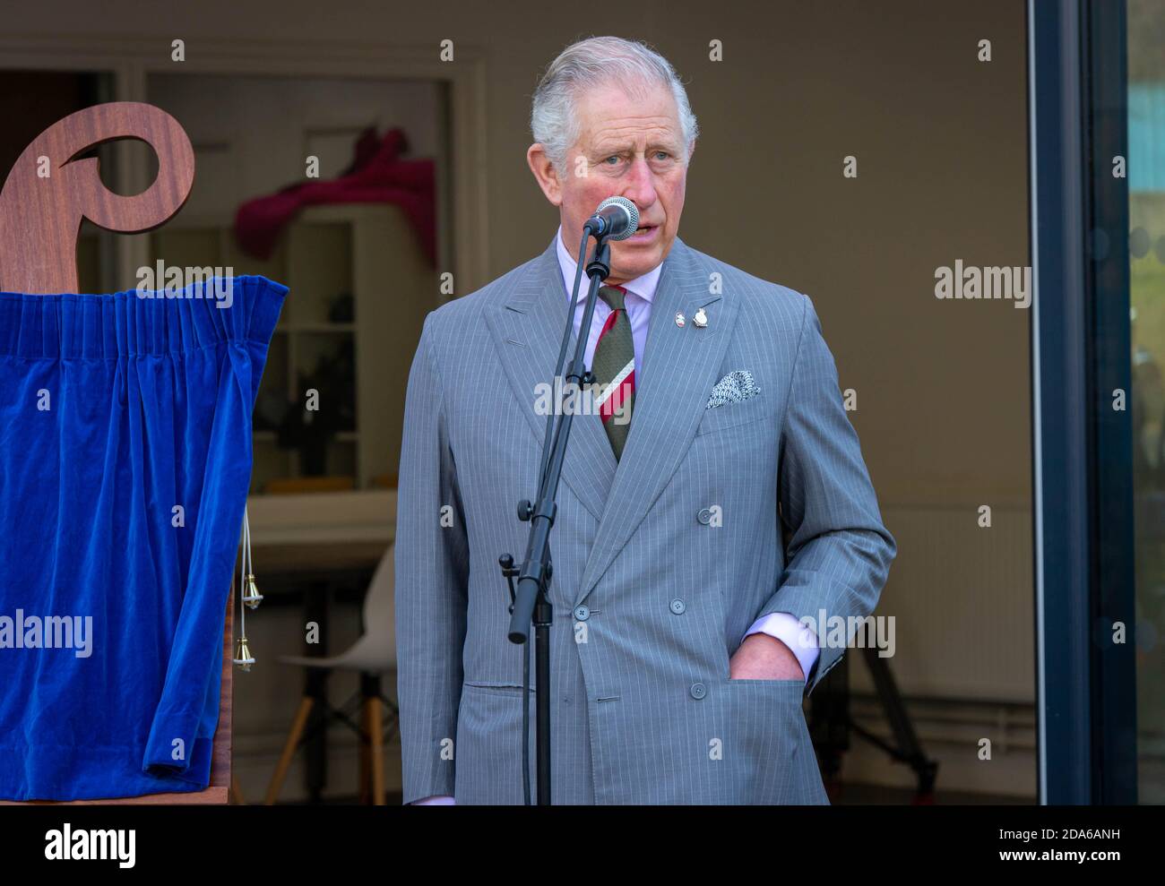 HRH Prince Charles opening the Rock UK Summit Centre Stock Photo - Alamy