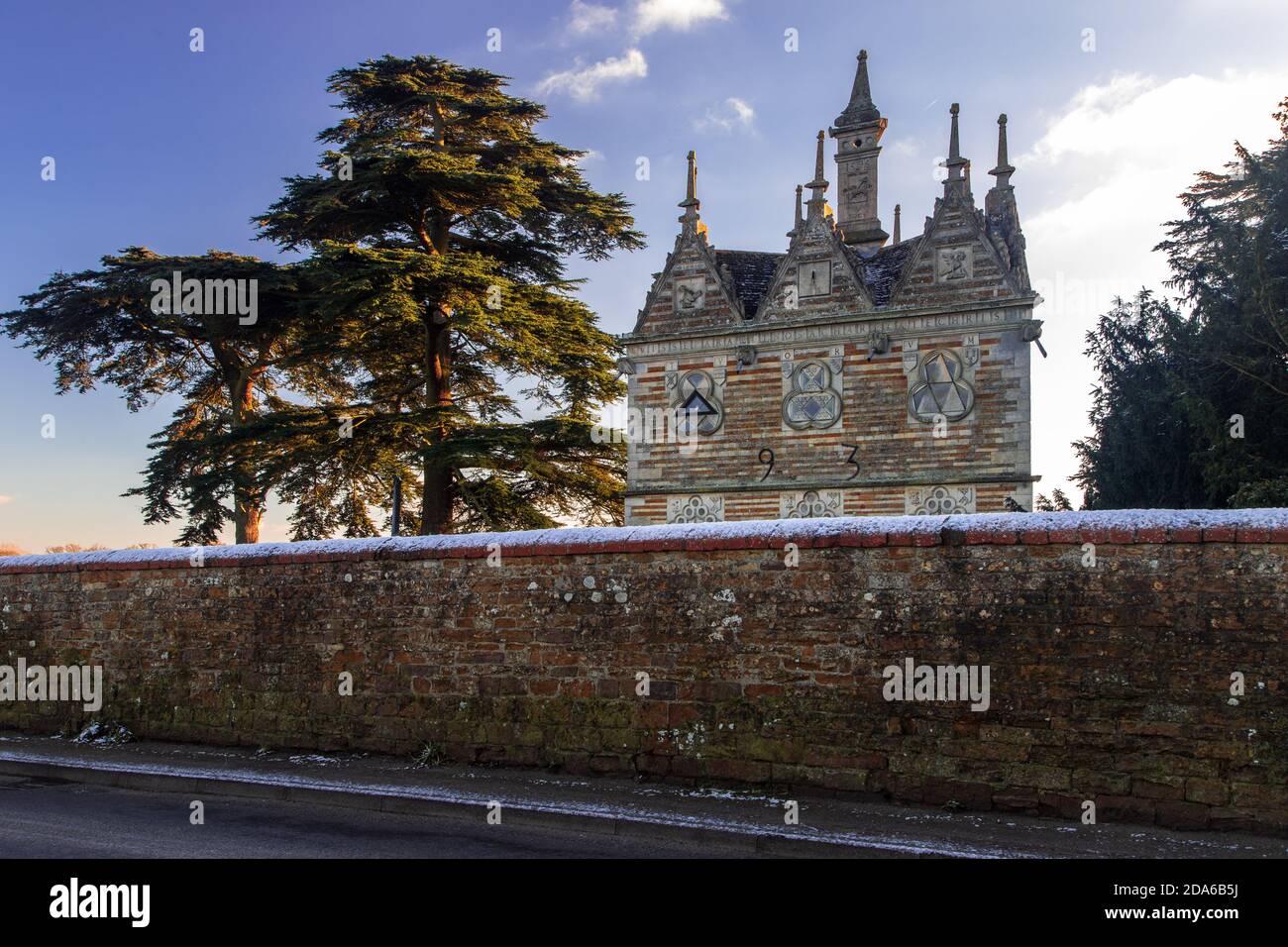 Rushton Triangular Lodge Stock Photo - Alamy