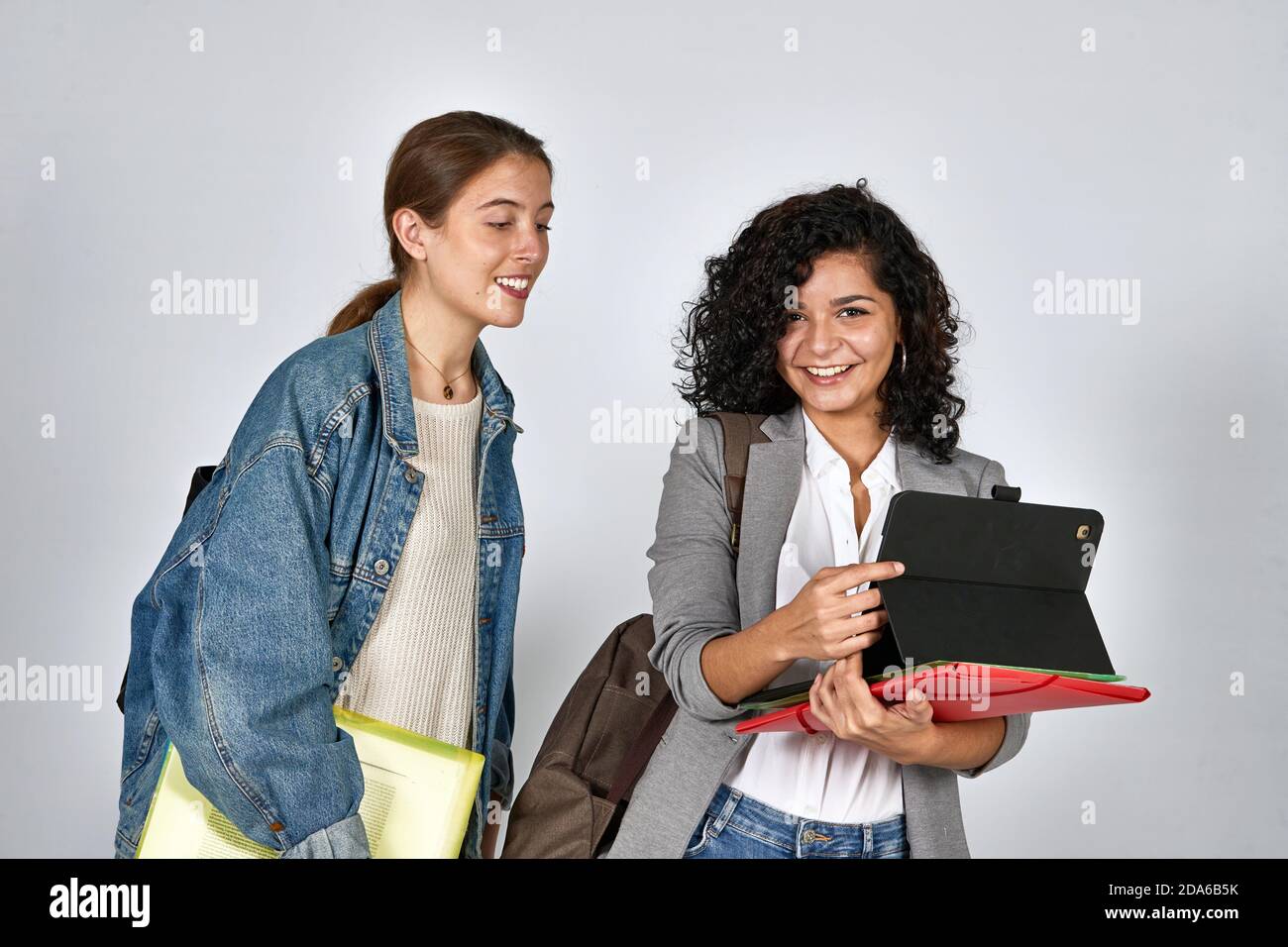 College students working and studying as a team Stock Photo - Alamy
