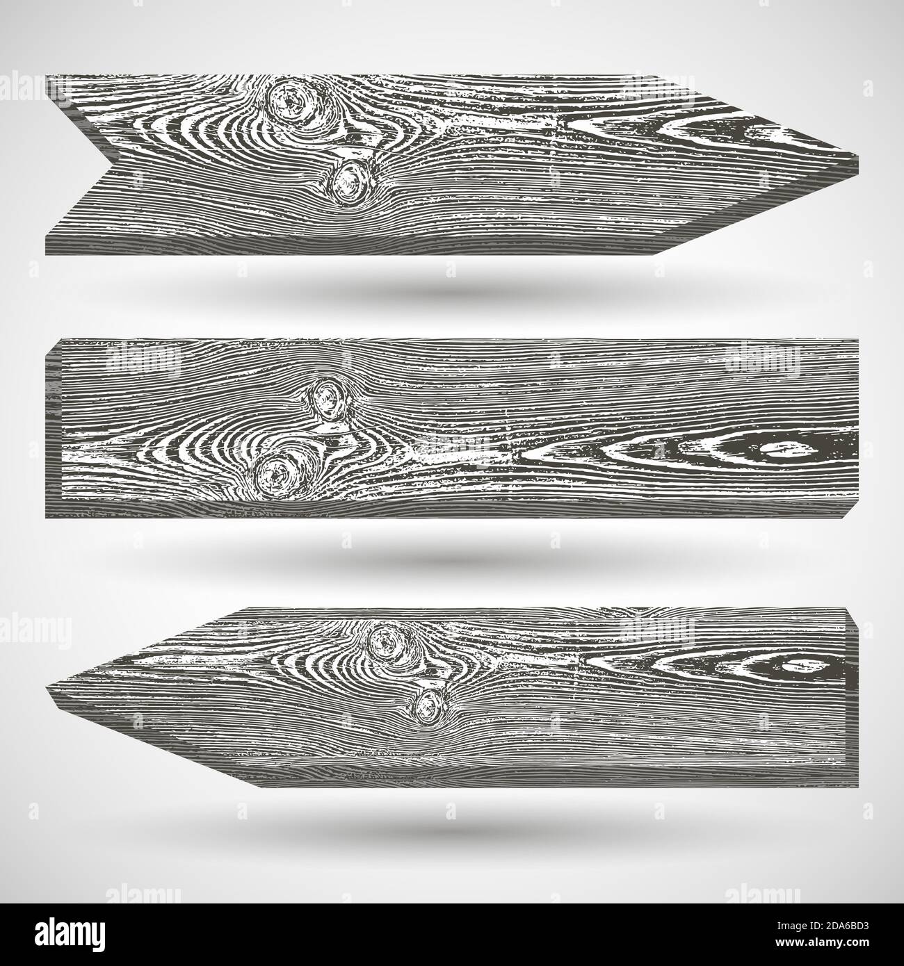 Wooden arrow board. Vector texture. Arrow for making logos, icons for ...