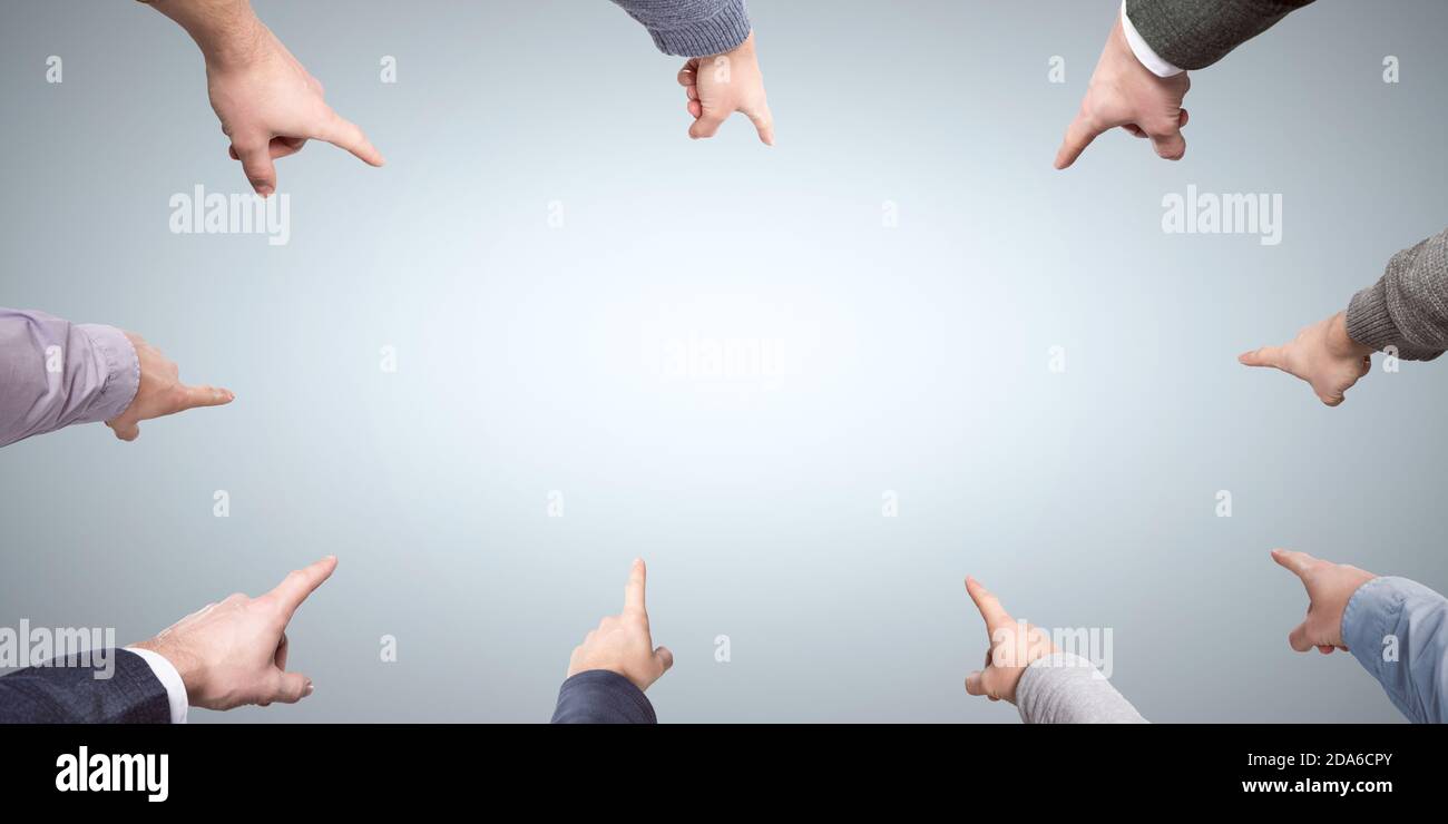 Pointing finger hand gesture isolated hi-res stock photography and ...