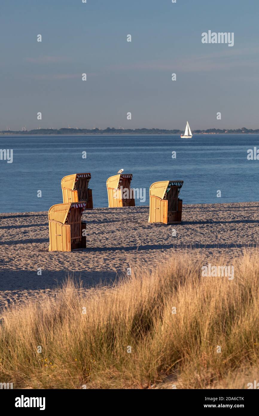 geography / travel, Germany, Schleswig-Holstein, Heiligenhafen, beach ...