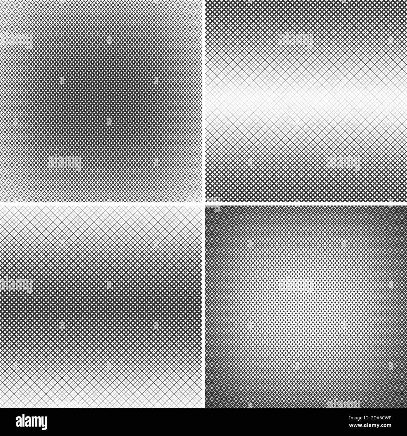 Halftone pattern. Vector Halftone Texture. Grunge texture set in black ...