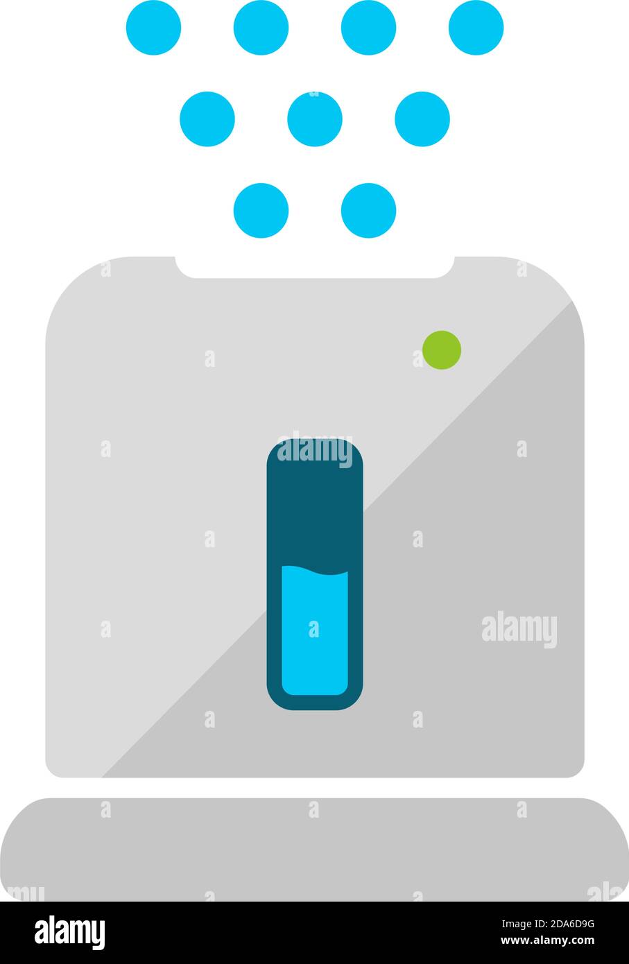 Humidifier / Home appliance , furniture vector icon illustration Stock ...