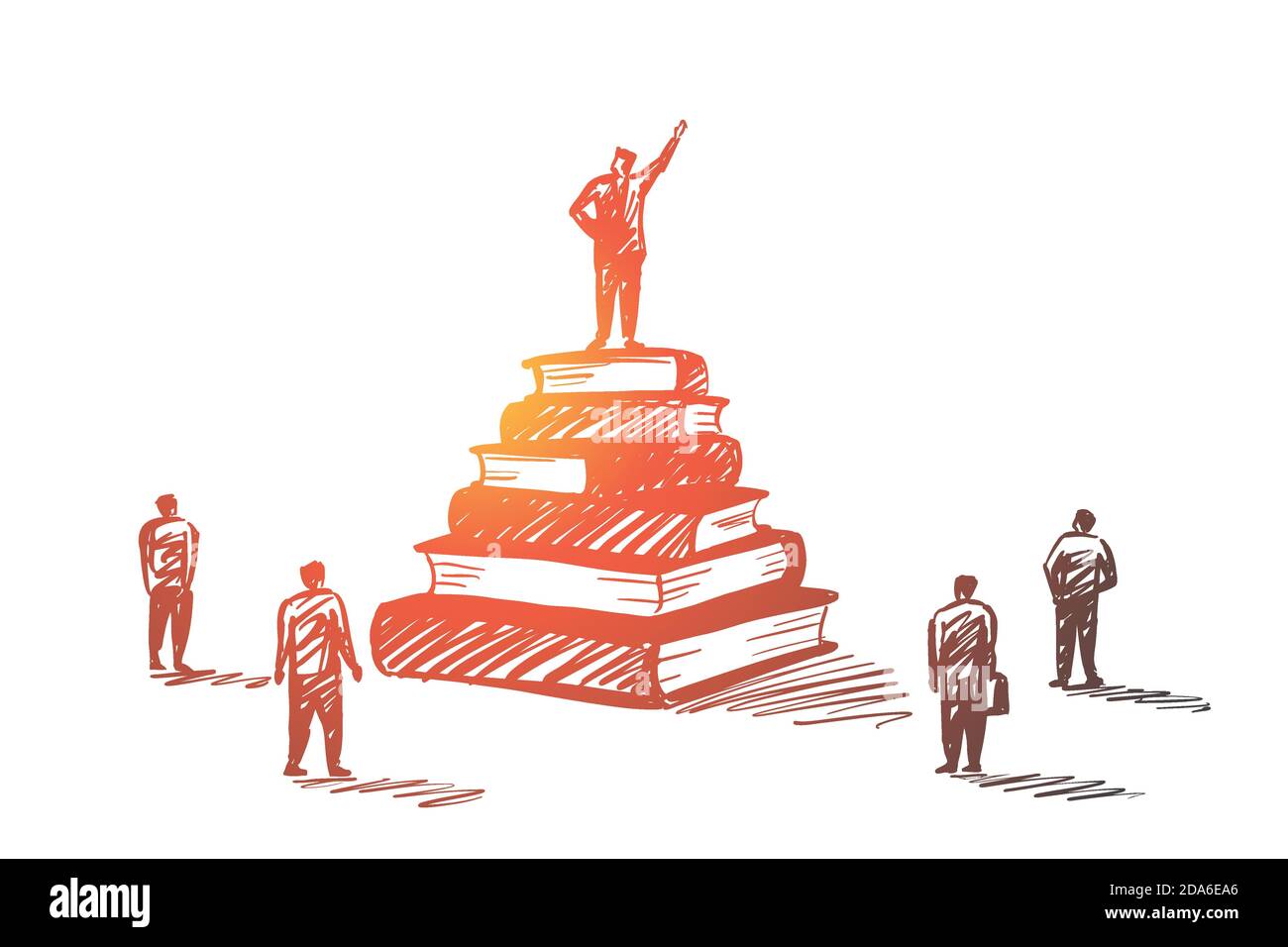 Audience speaker hand Stock Vector Images - Alamy