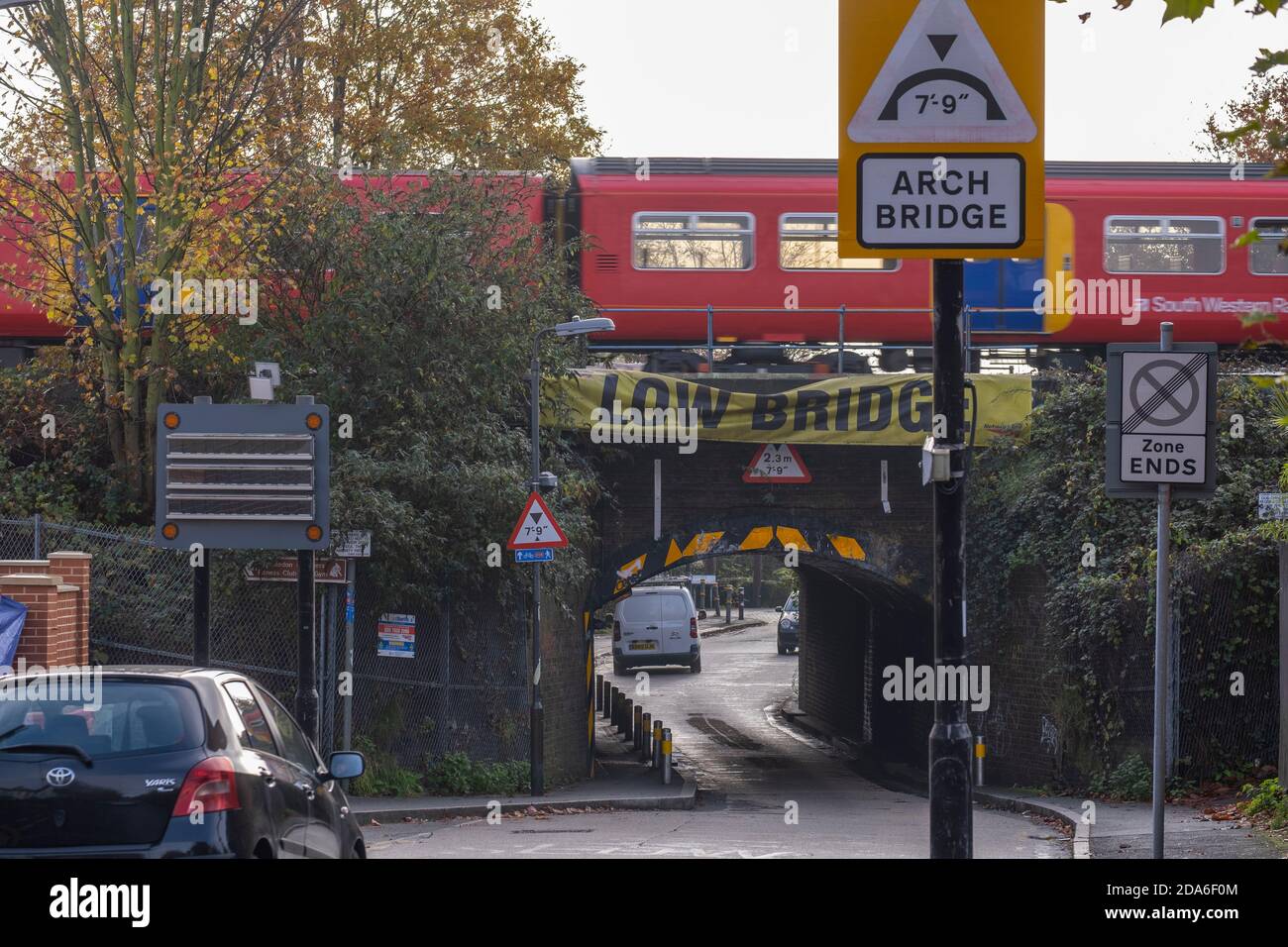 Tenth equal most bashed railway bridge in britain hi-res stock ...