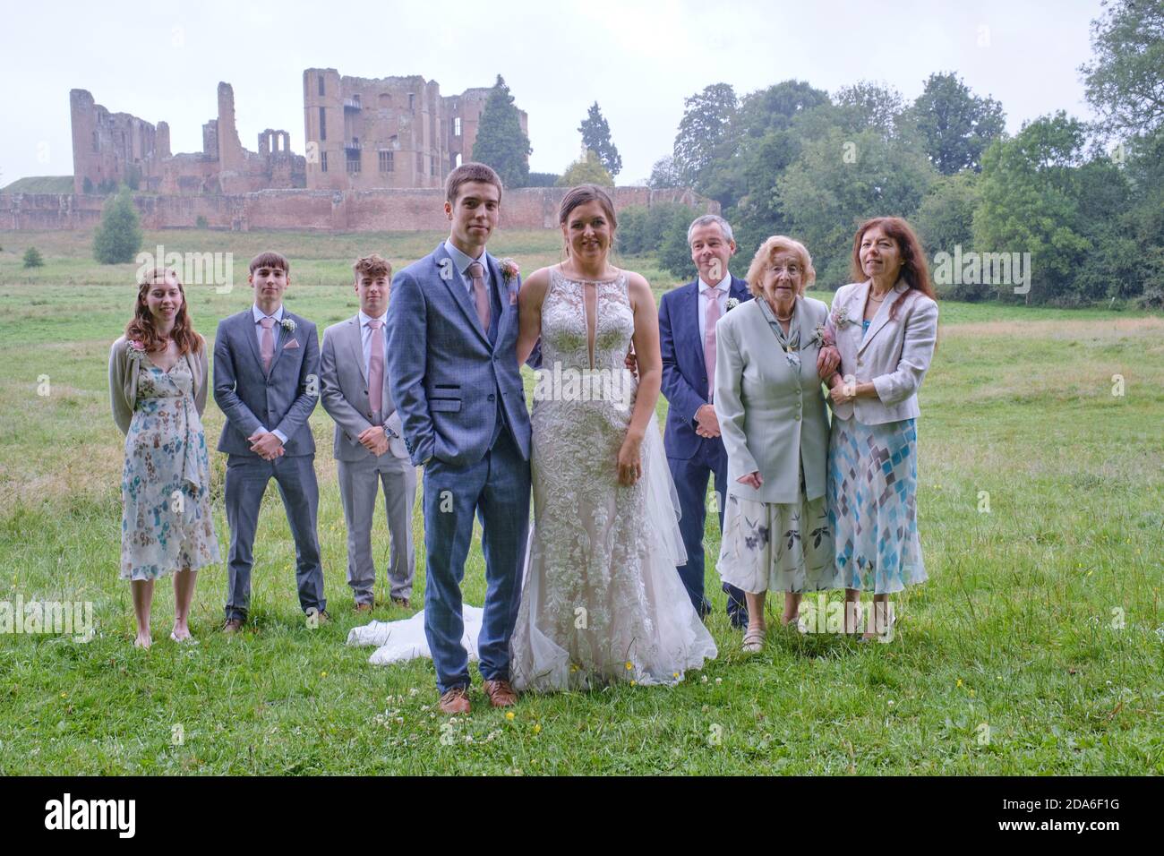 Socially distanced wedding Stock Photo - Alamy