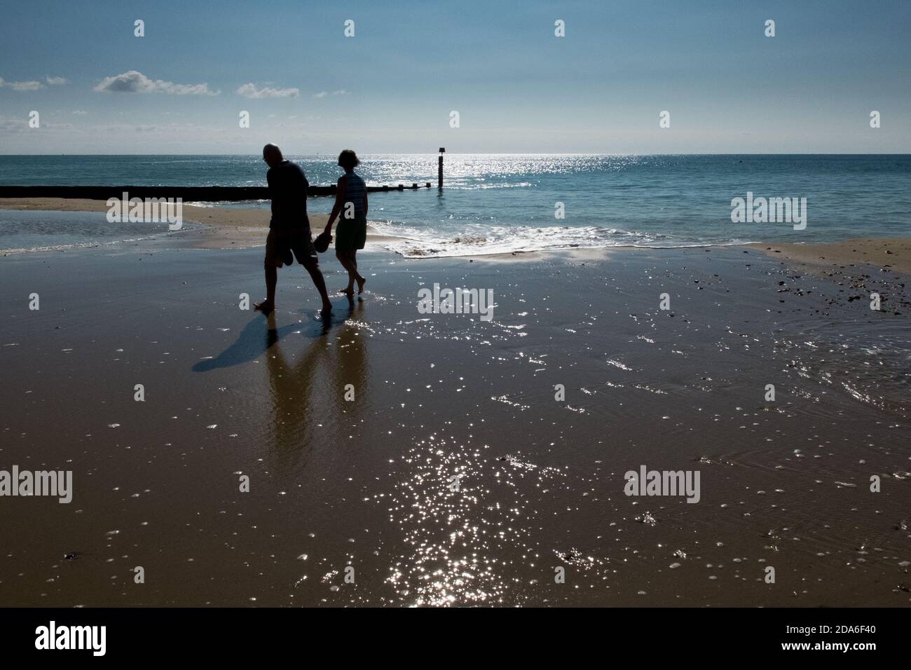 Poole dorset beach sunny 2014 hi-res stock photography and images - Alamy