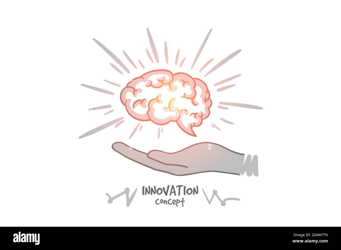 Innovation concept. Hand drawn isolated vector Stock Vector Image & Art ...