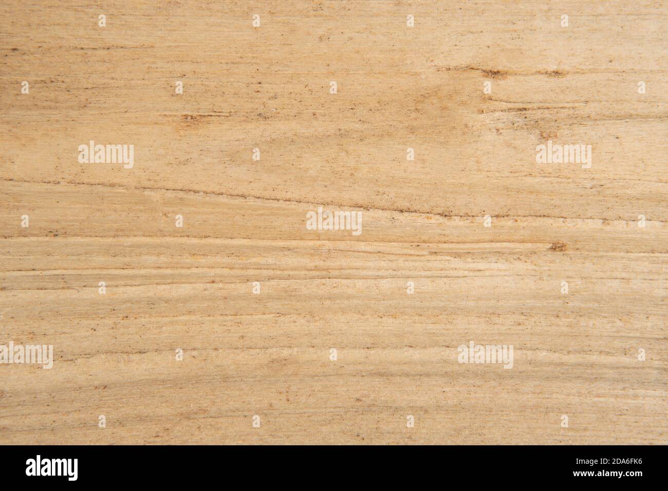 Unplaned plank texture - top view of a piece of freshly cut wood Stock ...